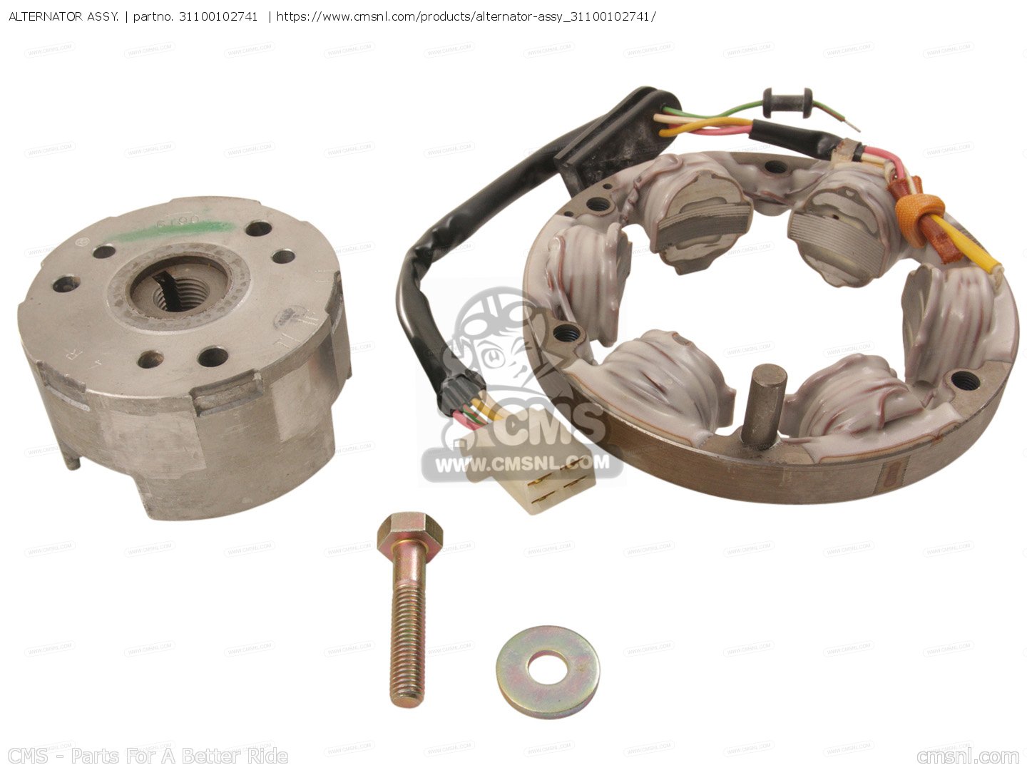 ALTERNATOR ASSY. for CT90K7 U.S.A - order at CMSNL