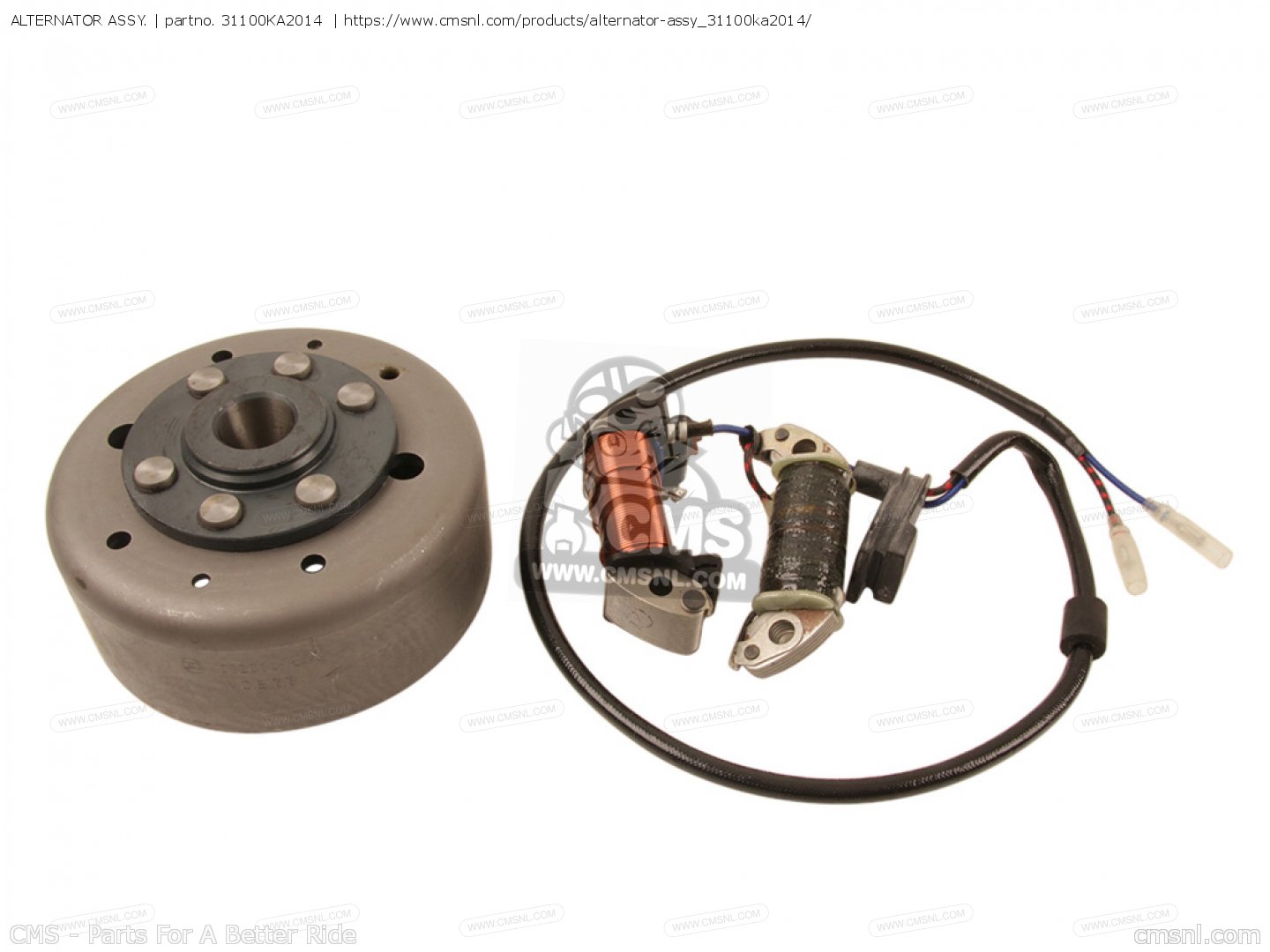 31100KA2014: ALTERNATOR ASSY. Honda - buy the 31100-KA2-014 at CMSNL