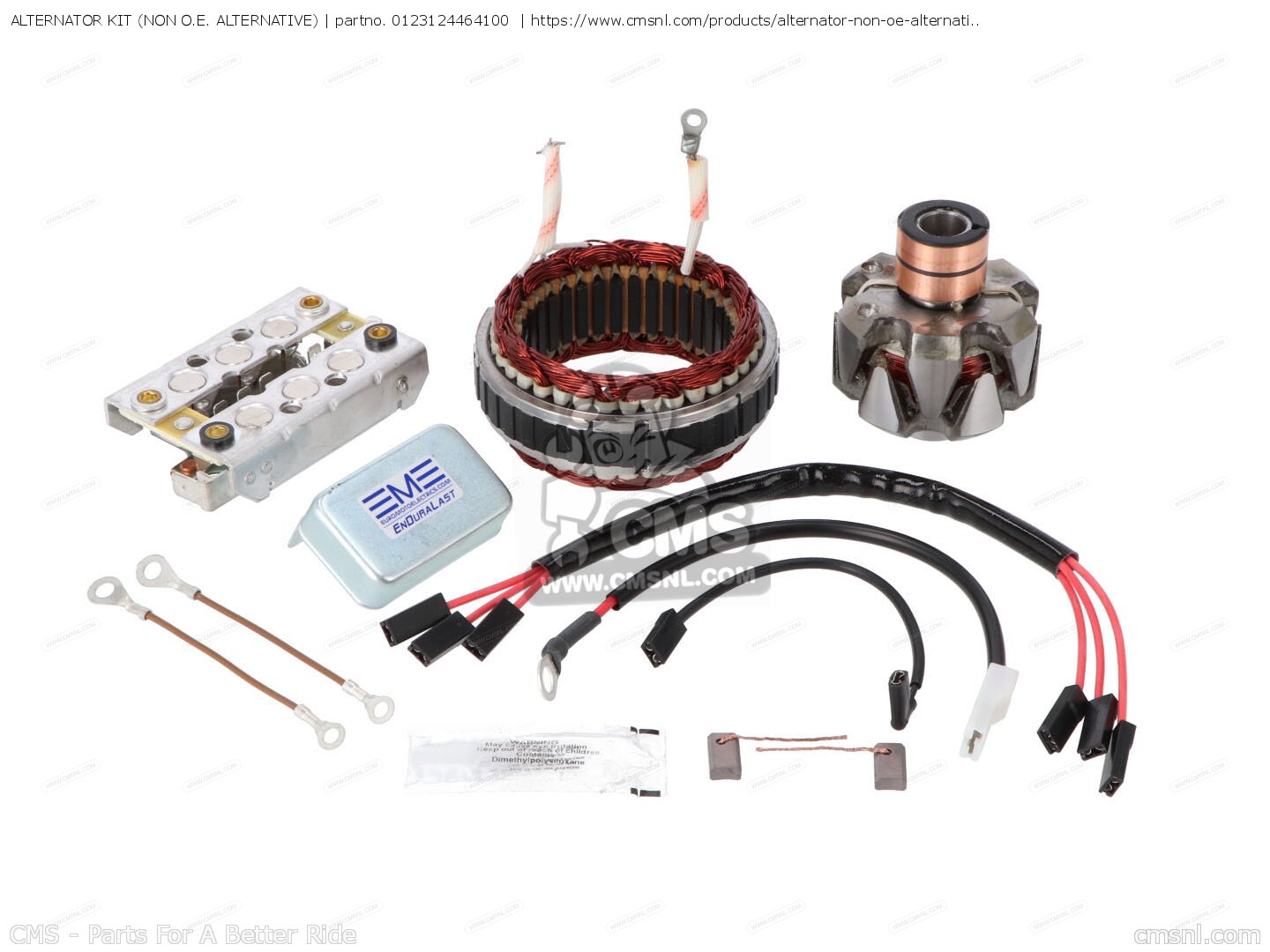 0123124464100: ALTERNATOR KIT (NON O.E. ALTERNATIVE) Alternative parts ...