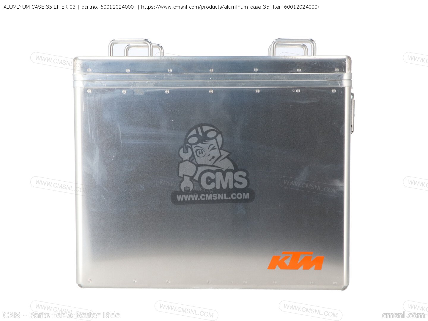 60012024000: ALUMINUM CASE 35 LITER 03 KTM - buy the 60012024000 at CMSNL
