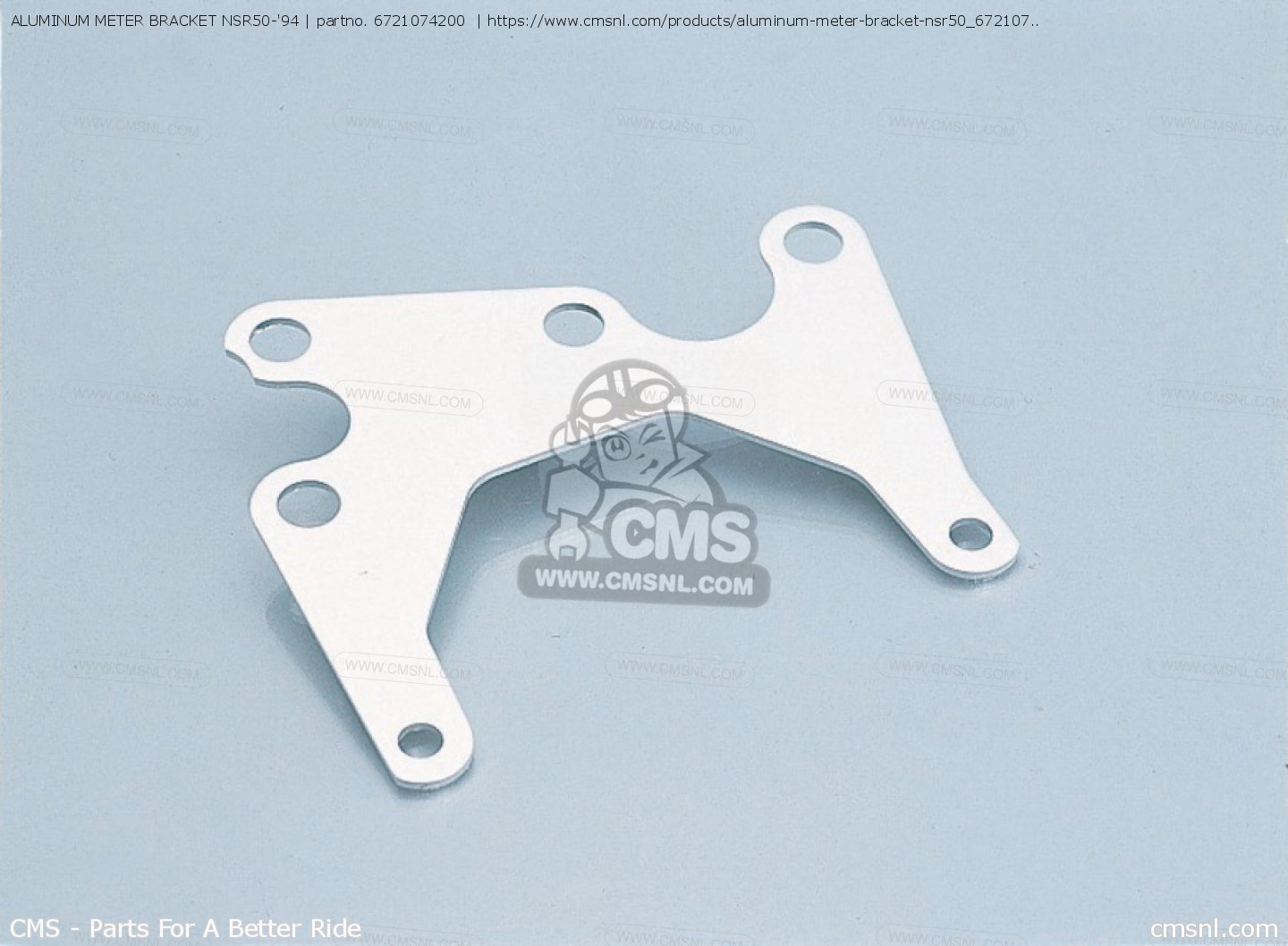 6721074200: Aluminum Meter Bracket Nsr50-'94 Kitaco - buy the 672 ...