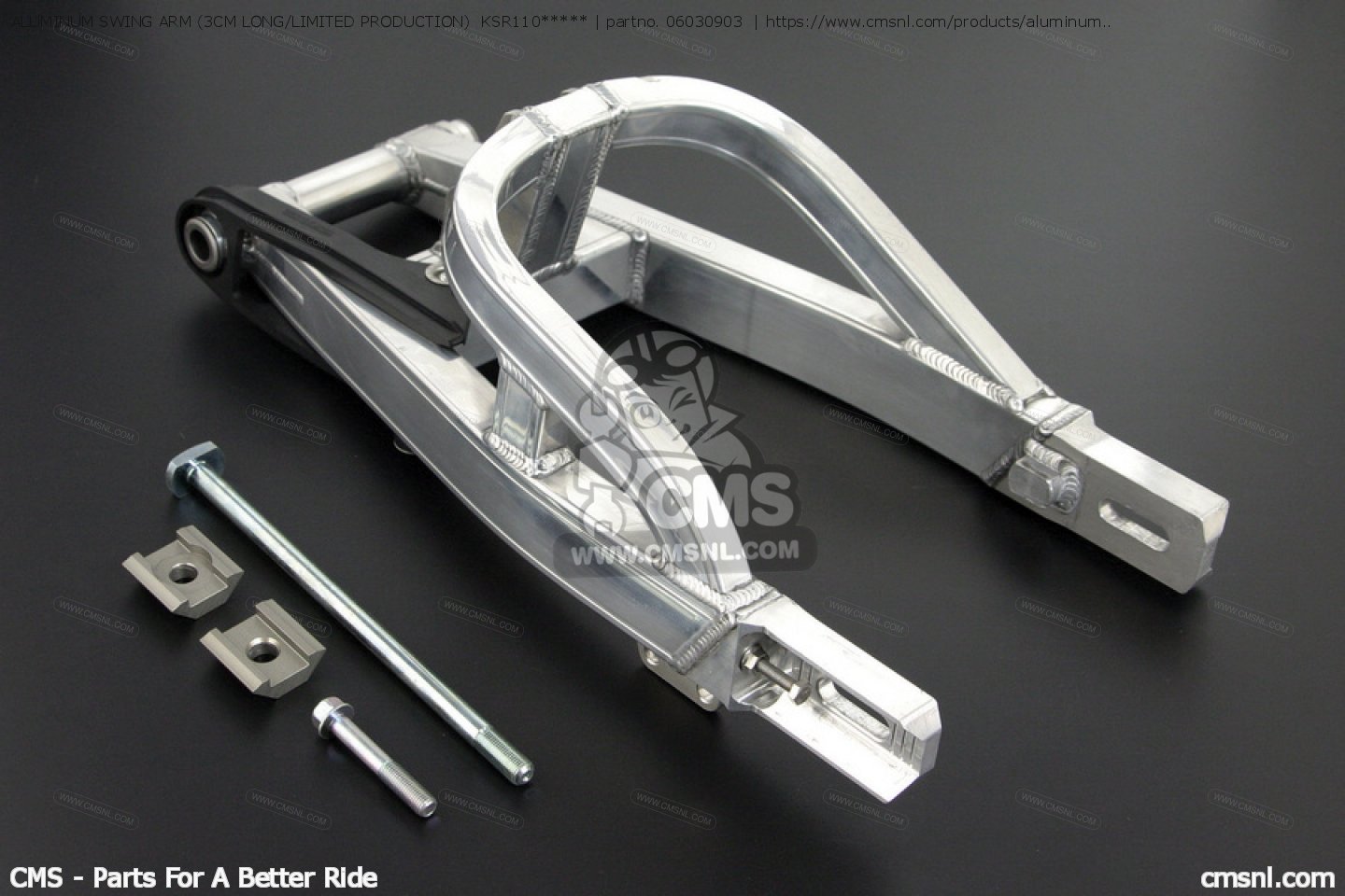 06030903: Aluminum Swing Arm (3cm Long/limited Production) Ksr110 ...