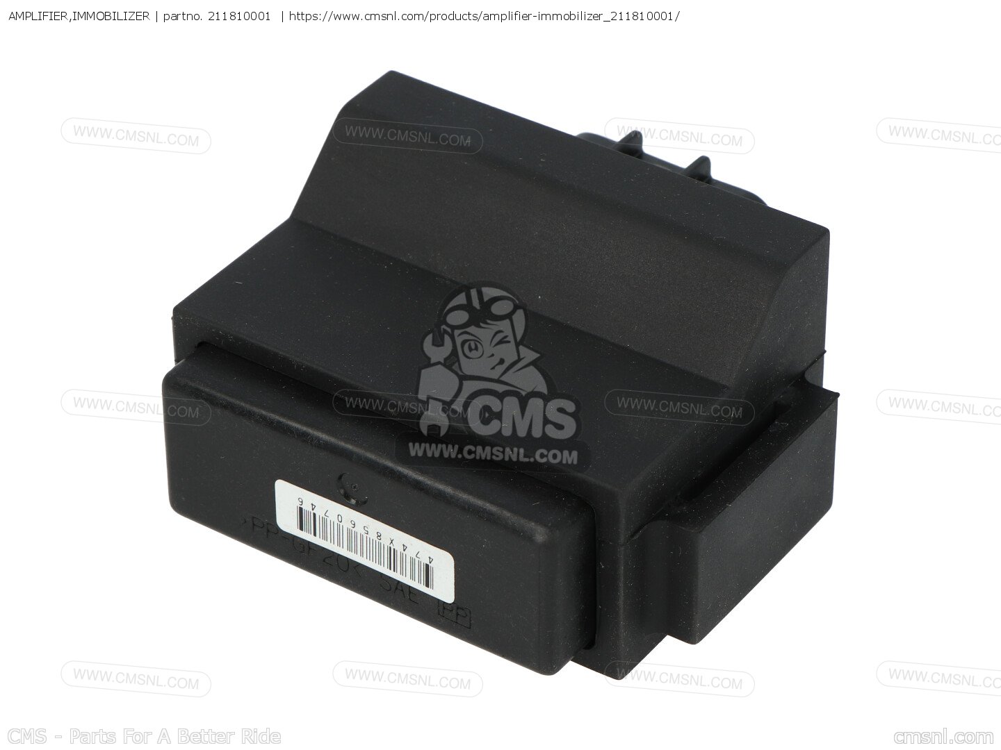 211810001: AMPLIFIER,IMMOBILIZER Kawasaki - buy the 21181-0001 at CMSNL
