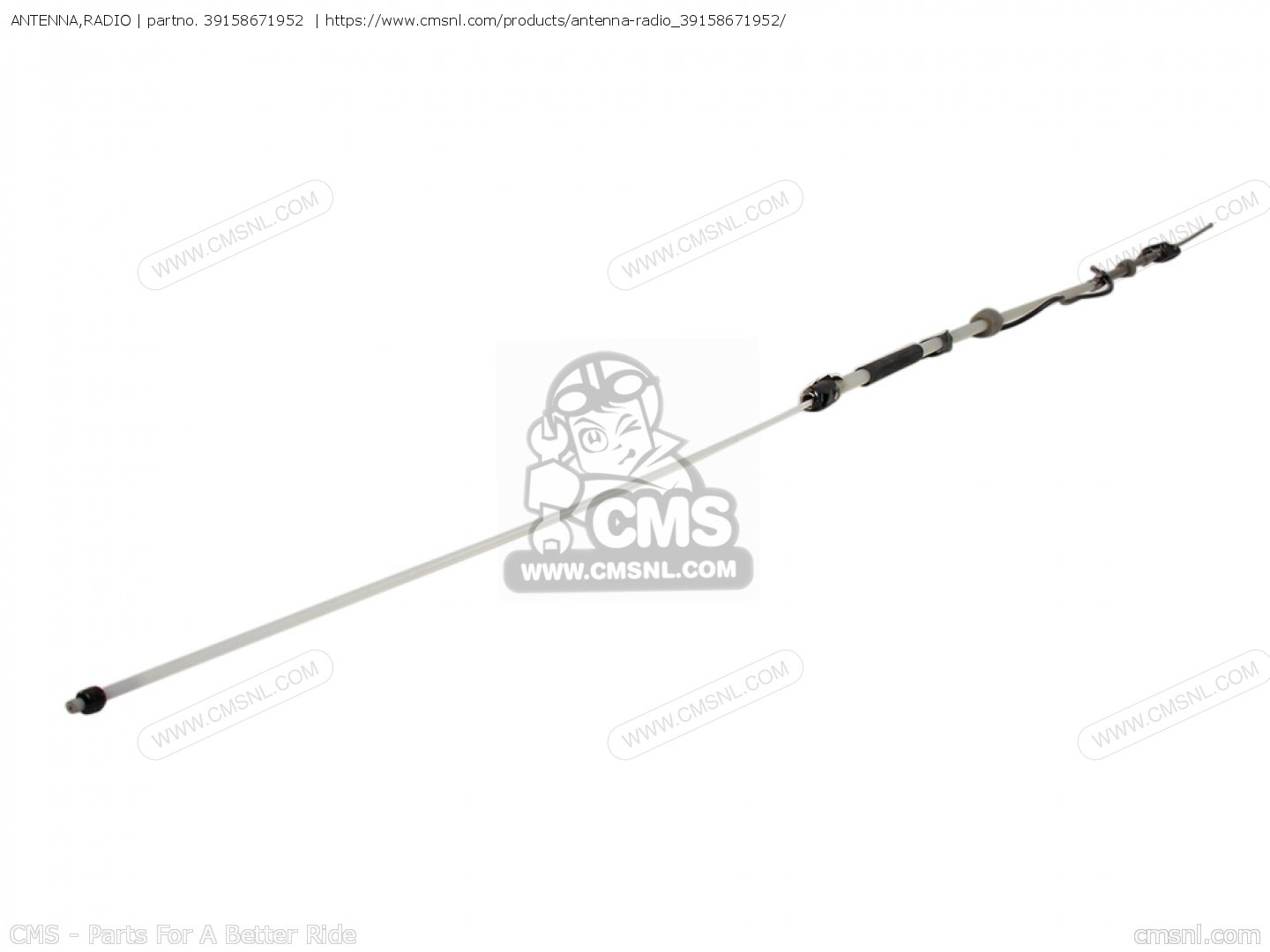 39158671952: ANTENNA,RADIO Honda - buy the 39158-671-952 at CMSNL
