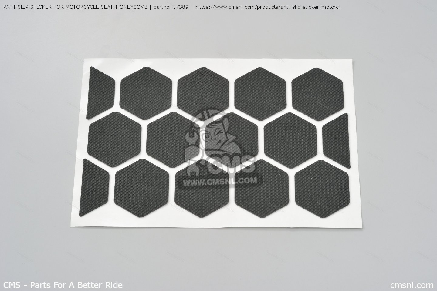 17389: ANTI-SLIP STICKER FOR MOTORCYCLE SEAT, HONEYCOMB Daytona - buy ...