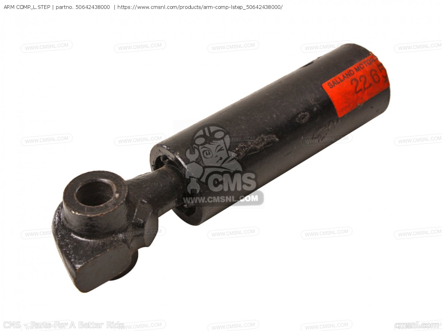 ARM COMP.,L.STEP for CB750F 750 SUPER SPORT 1982 (C) USA - order at CMSNL