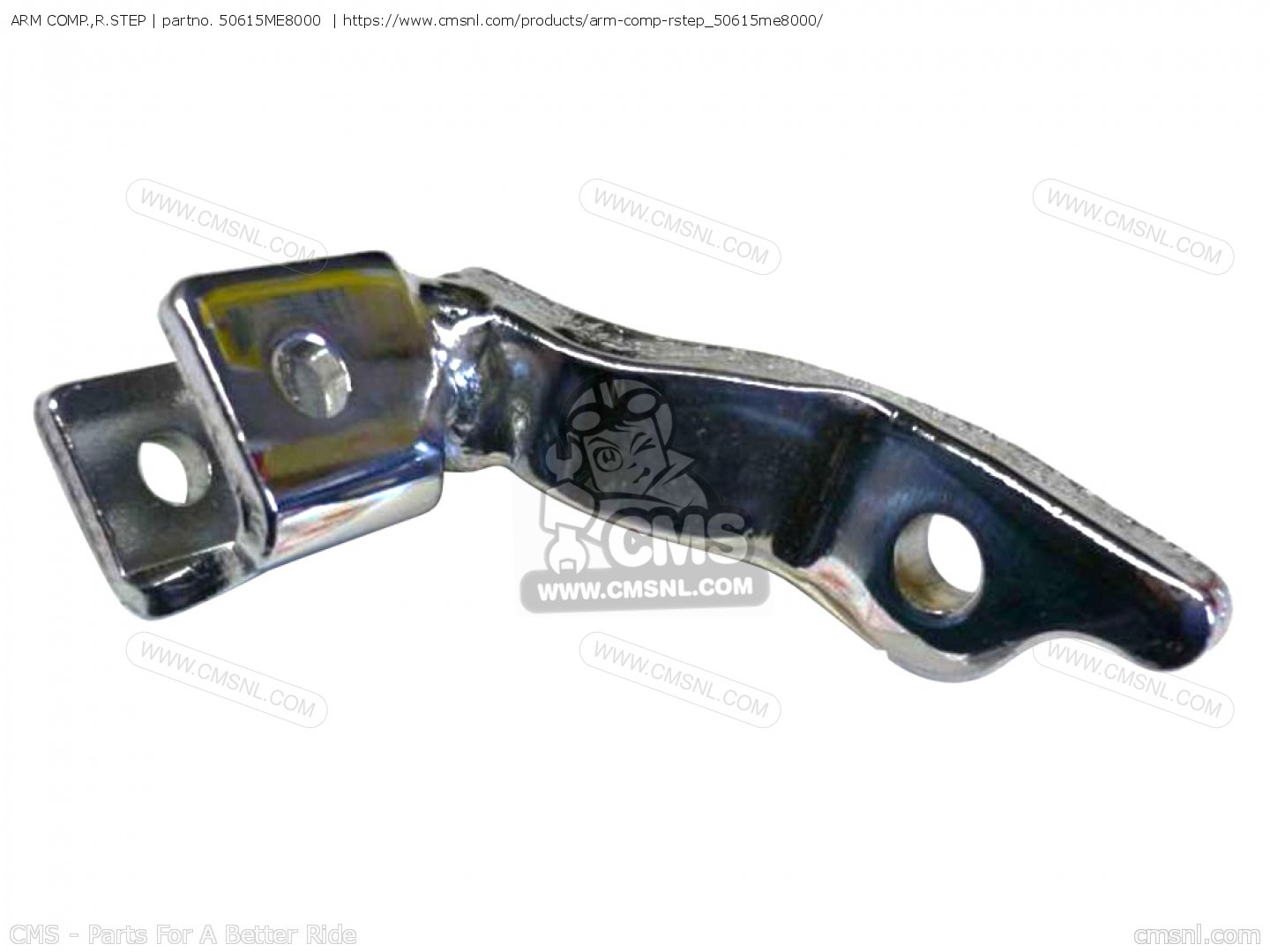 50615ME8000: Arm Comp.,r.step Honda - buy the 50615-ME8-000 at CMSNL