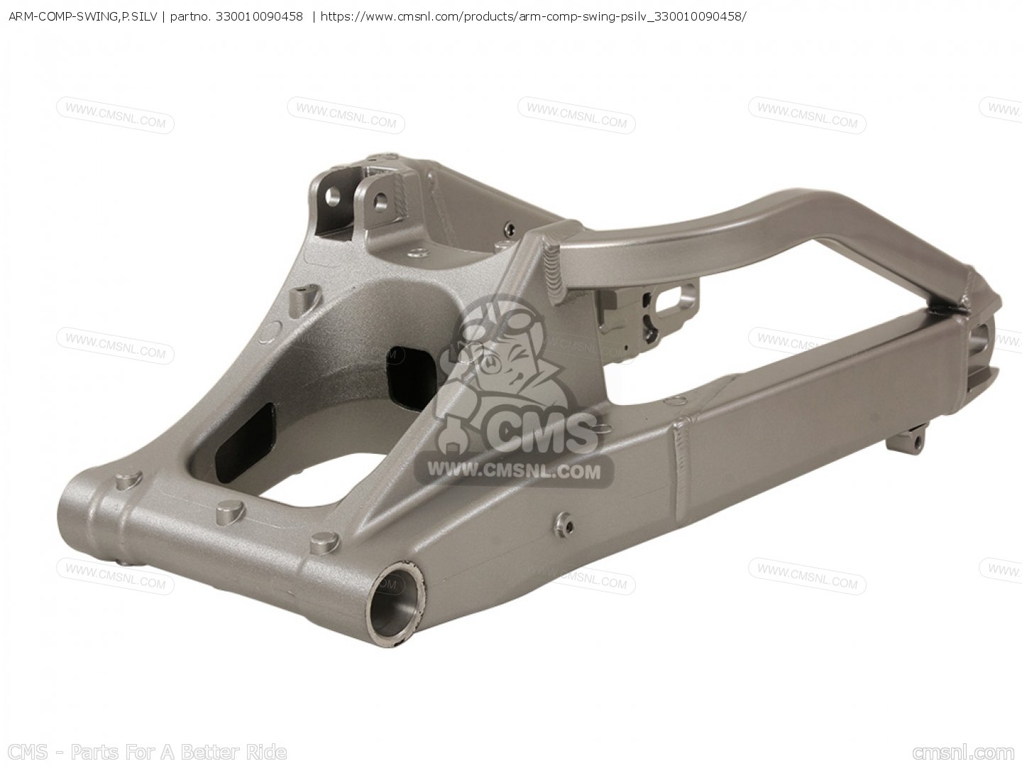 330010090458: Arm-comp-swing,p.silv Kawasaki - buy the 33001-0090-458 ...