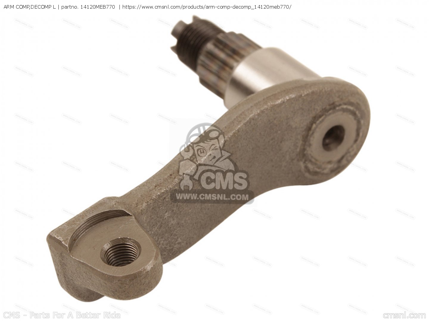 14120MEB770: ARM COMP,DECOMP L Honda - buy the 14120-MEB-770 at CMSNL