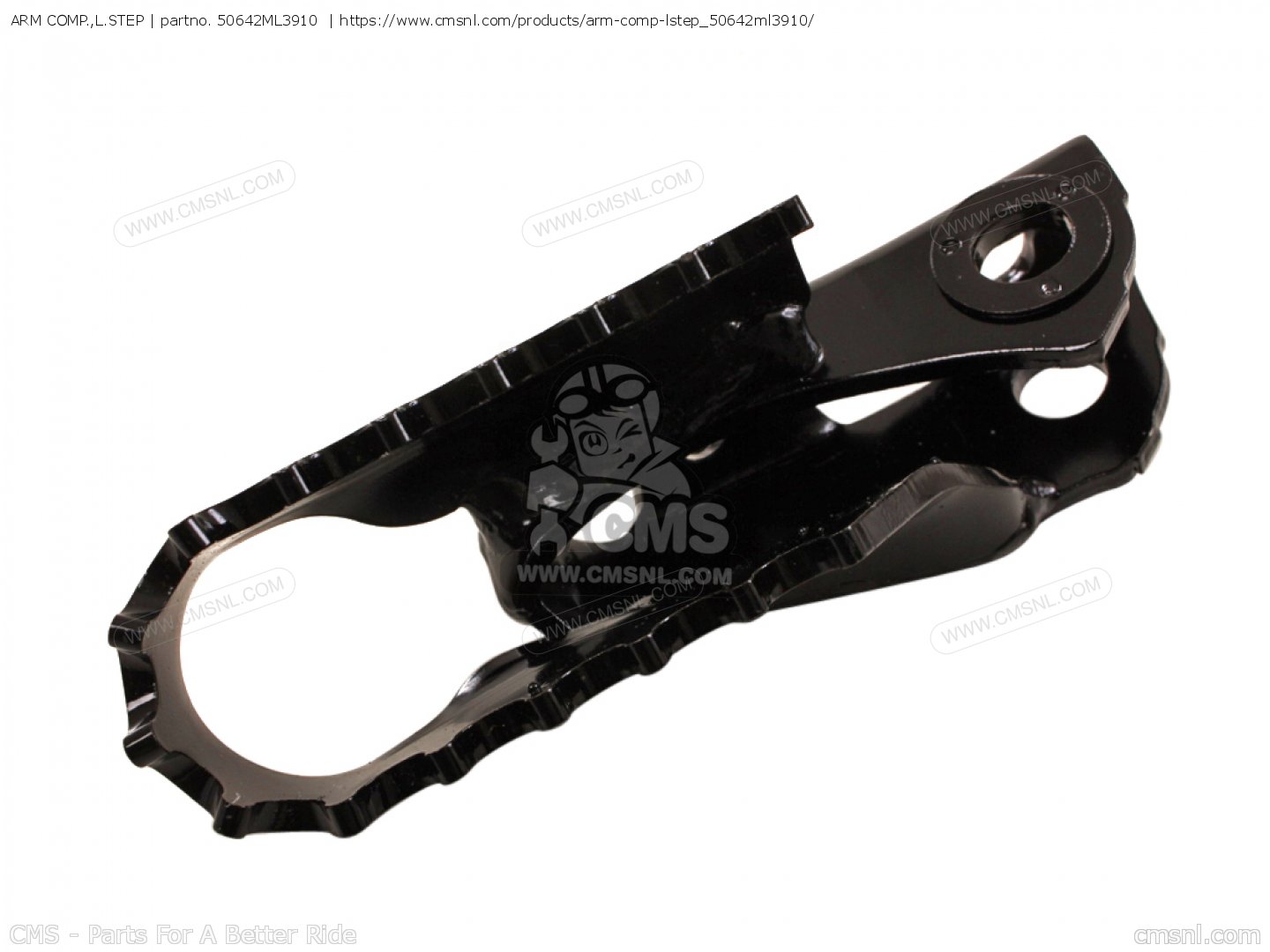 50642ML3910: ARM COMP.,L.STEP Honda - buy the 50642-ML3-910 at CMSNL