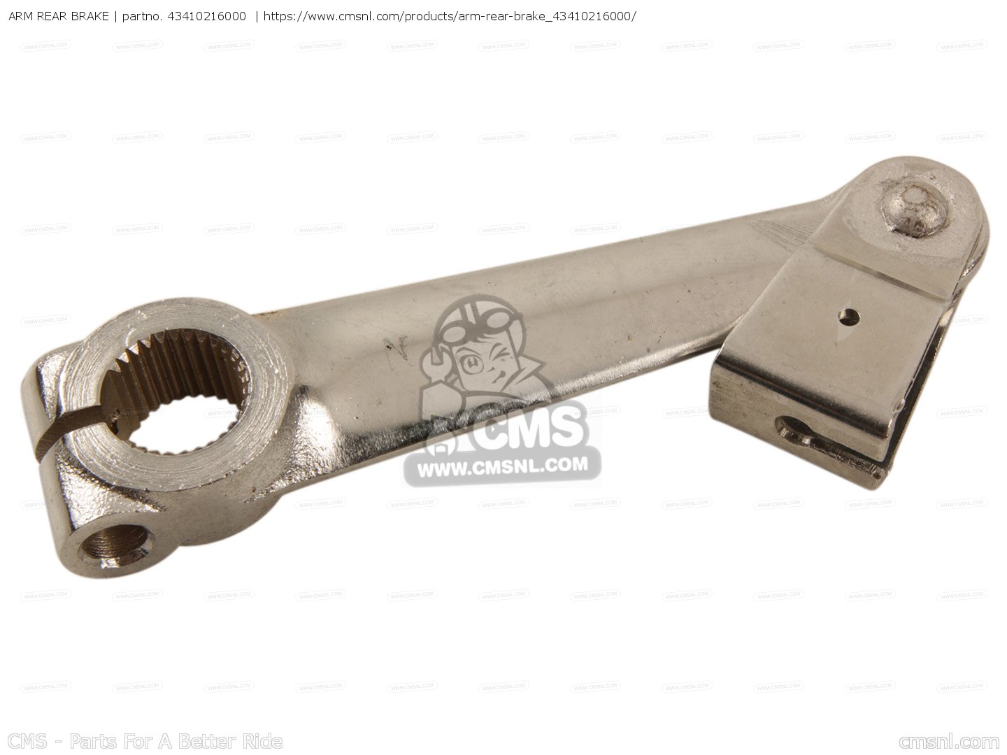43410216000: ARM REAR BRAKE Honda - buy the 43410-216-000 at CMSNL