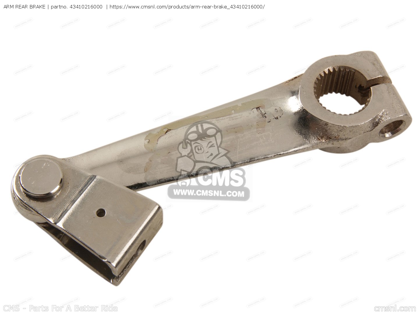 43410216000: ARM REAR BRAKE Honda - buy the 43410-216-000 at CMSNL