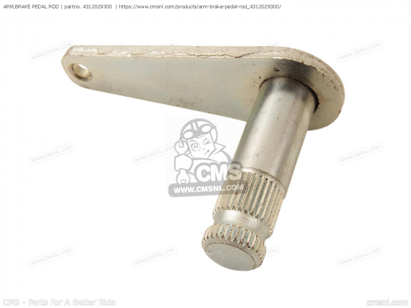 ARM,BRAKE PEDAL ROD for TS125 1979 (N) (E08 E13 E14 E24 E30 E31 ...