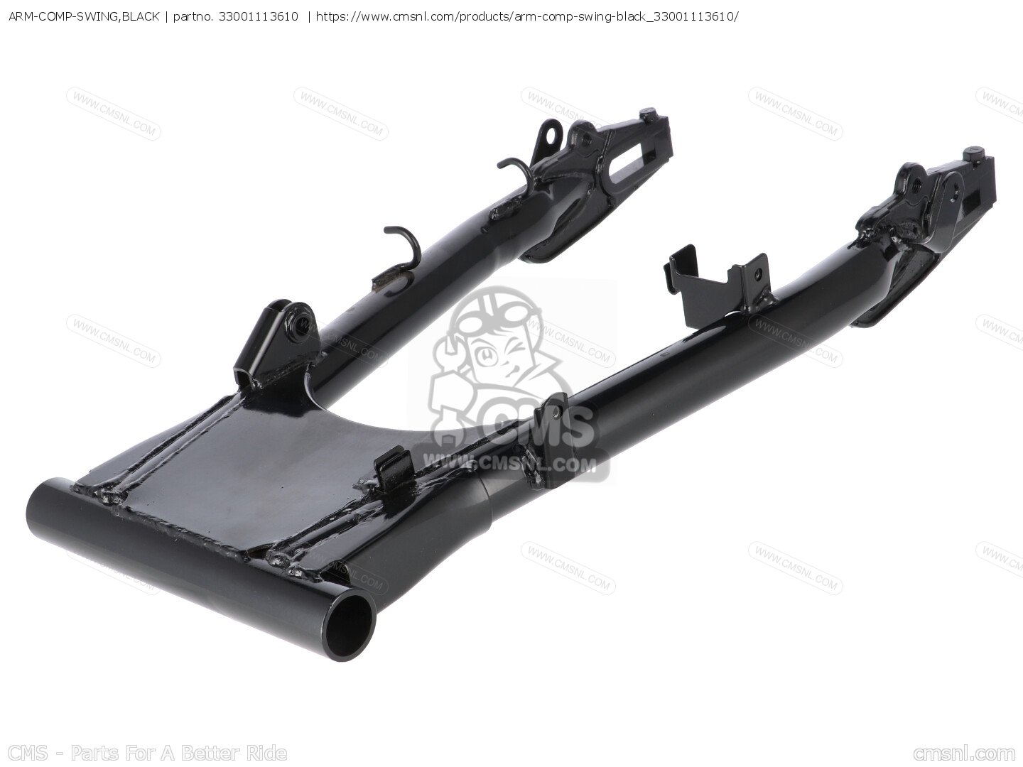 33001113610: ARM-COMP-SWING,BLACK Kawasaki - buy the 33001-1136-10 at CMSNL