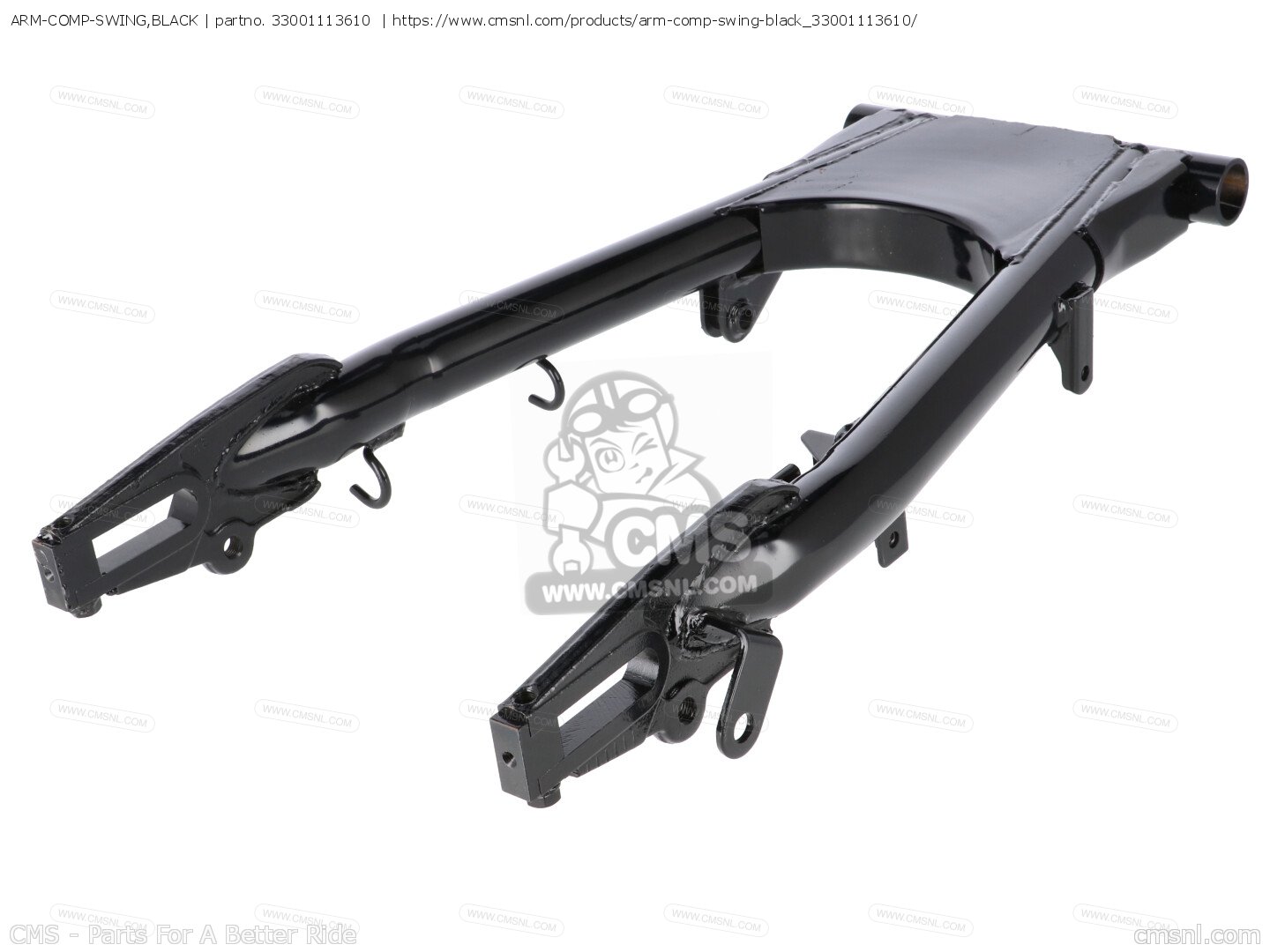 33001113610: ARM-COMP-SWING,BLACK Kawasaki - buy the 33001-1136-10 at CMSNL
