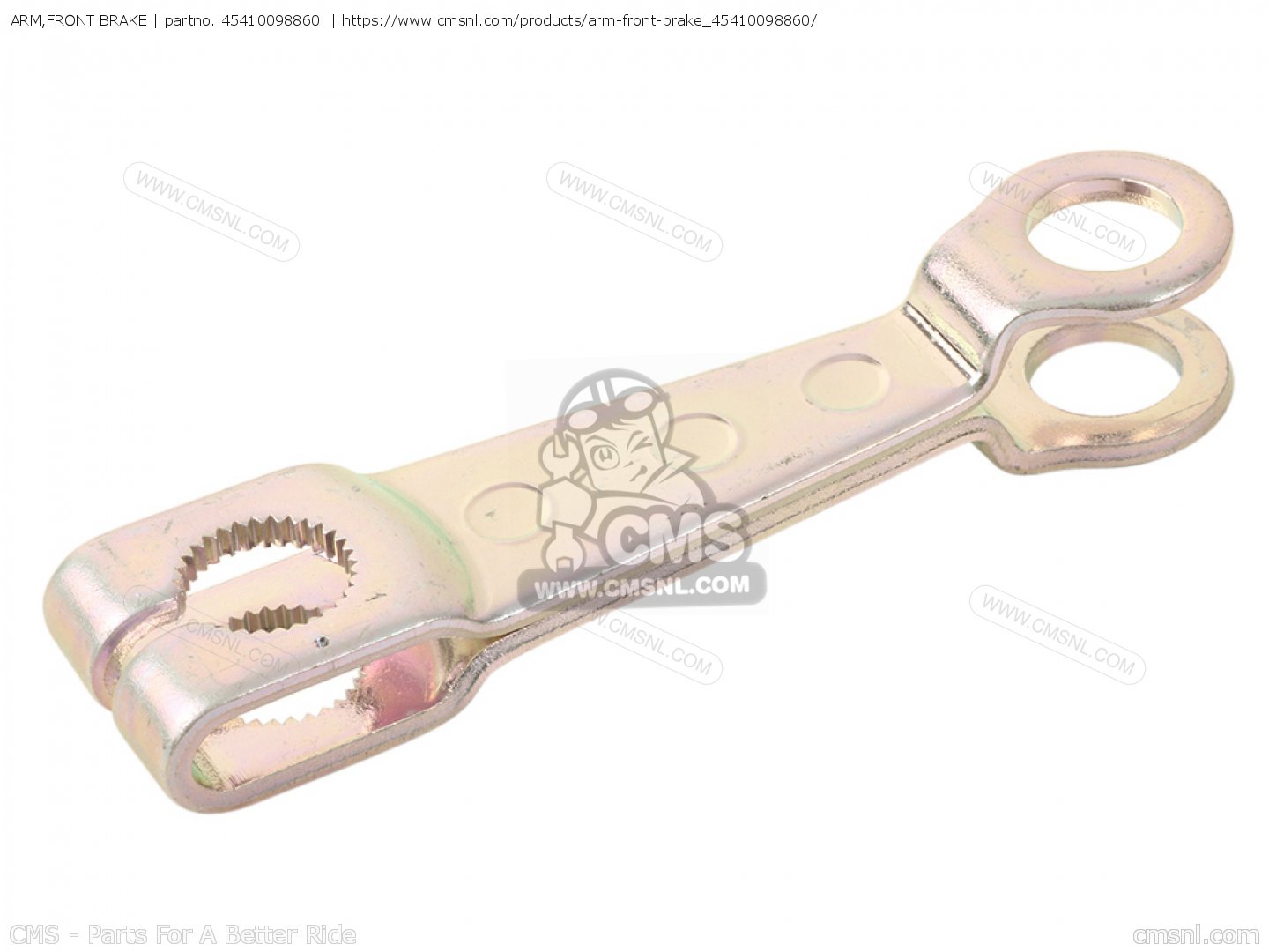 45410098860: ARM,FRONT BRAKE Honda - buy the 45410-098-860 at CMSNL