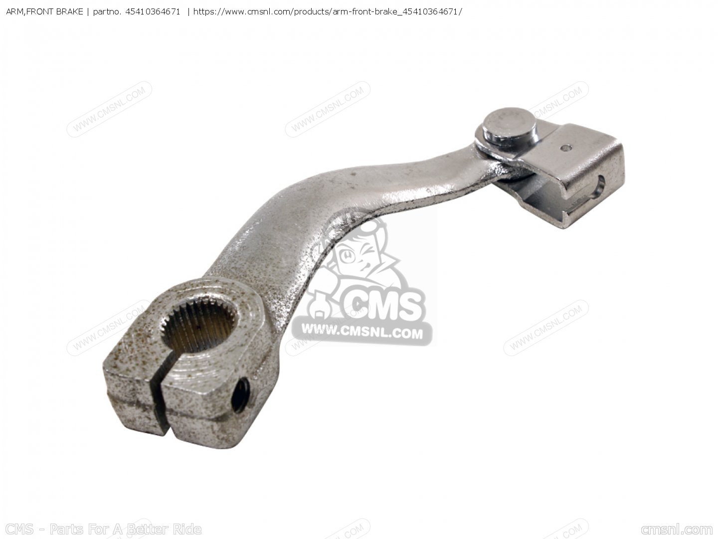 45410364671: ARM,FRONT BRAKE Honda - buy the 45410-364-671 at CMSNL