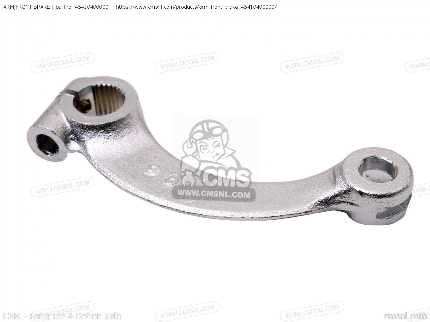 45410400000: ARM,FRONT BRAKE Honda - buy the 45410-400-000 at CMSNL