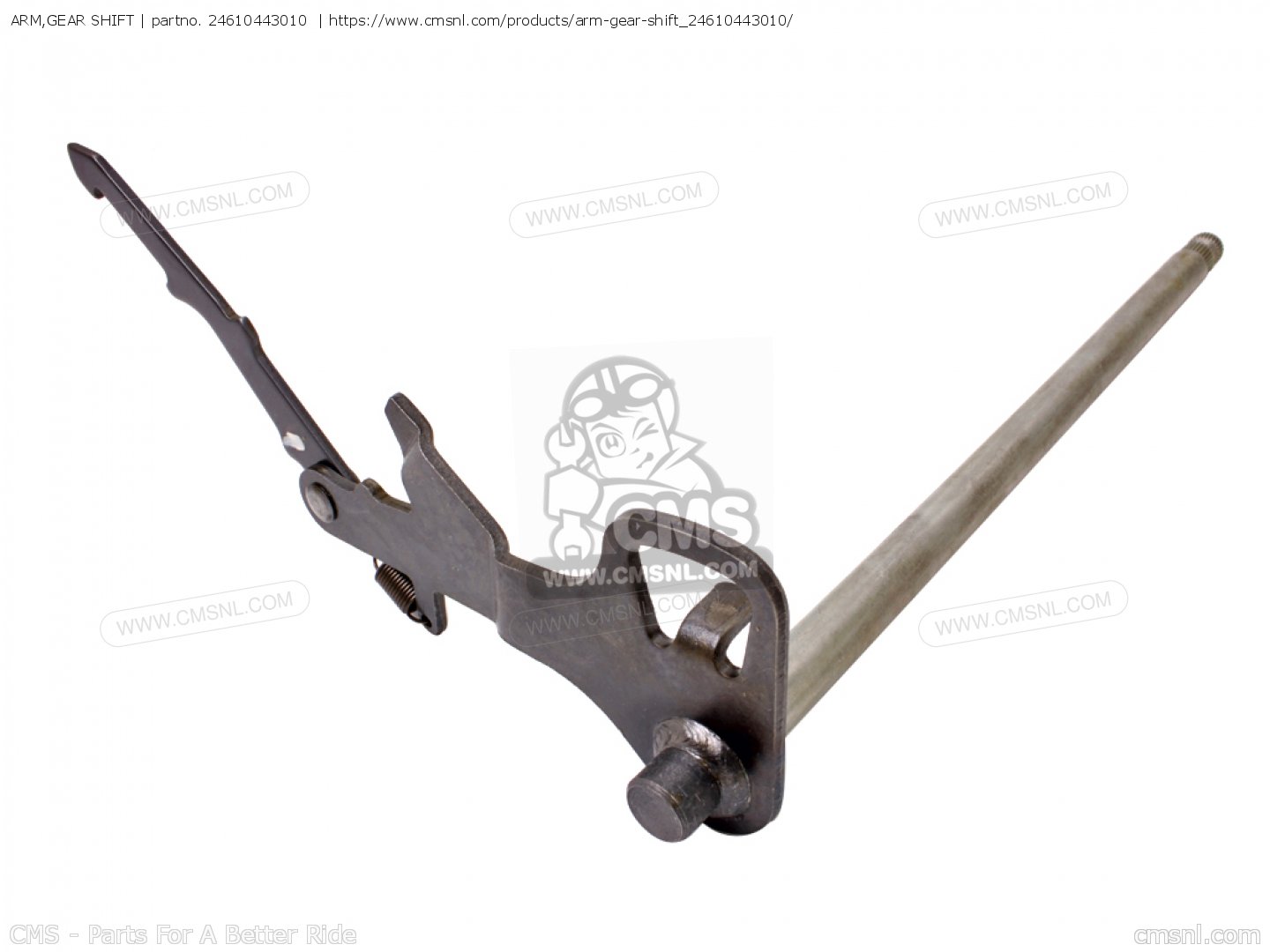 24610443010: ARM,GEAR SHIFT Honda - buy the 24610-443-010 at CMSNL