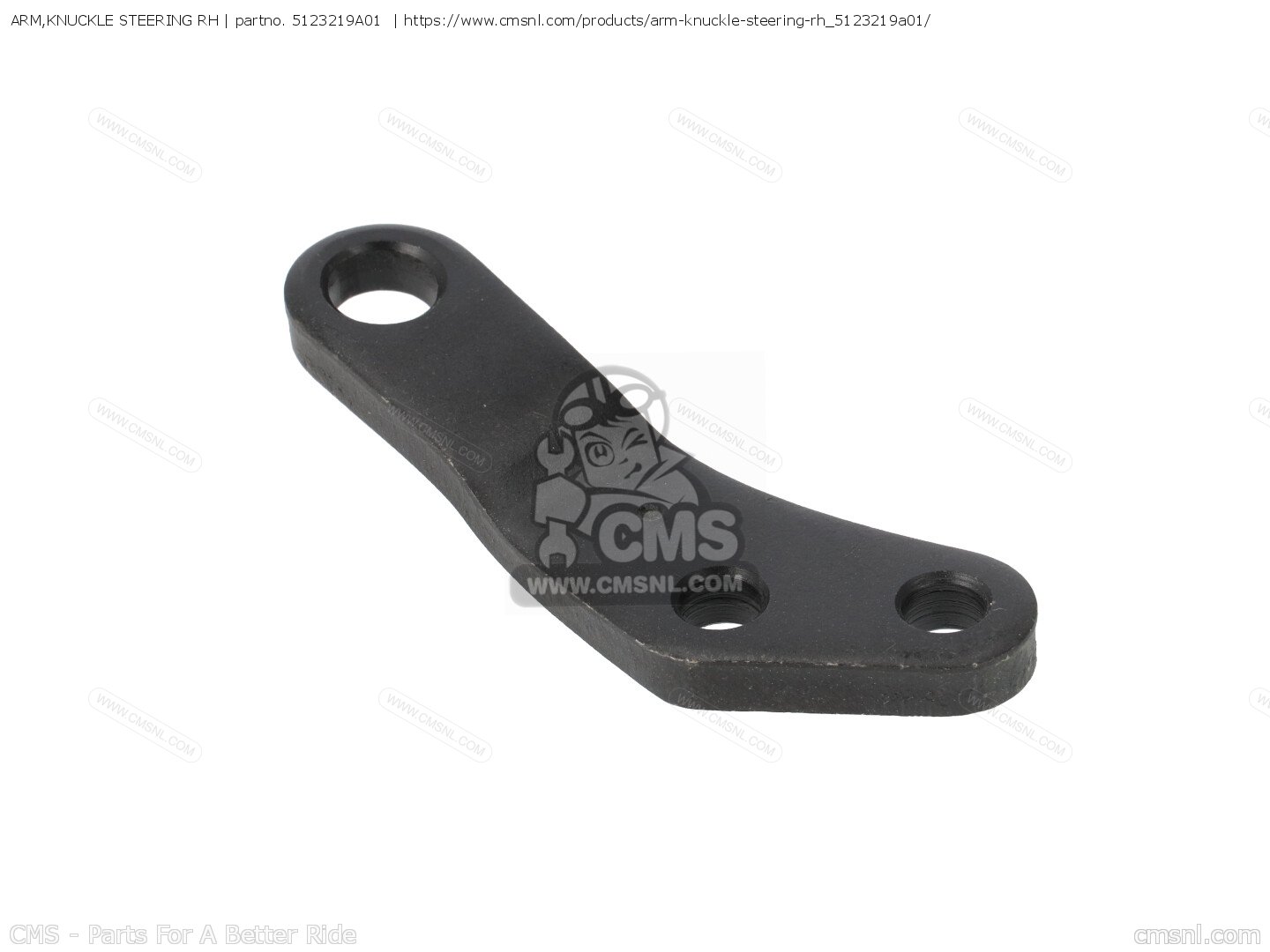 5123219A01：ARM,KNUCKLE STEERING RH Suzuki - CMSNLで51232-19A01を購入する。