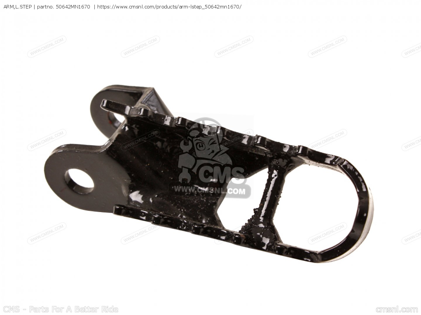 50642MN1670: ARM,L.STEP Honda - buy the 50642-MN1-670 at CMSNL