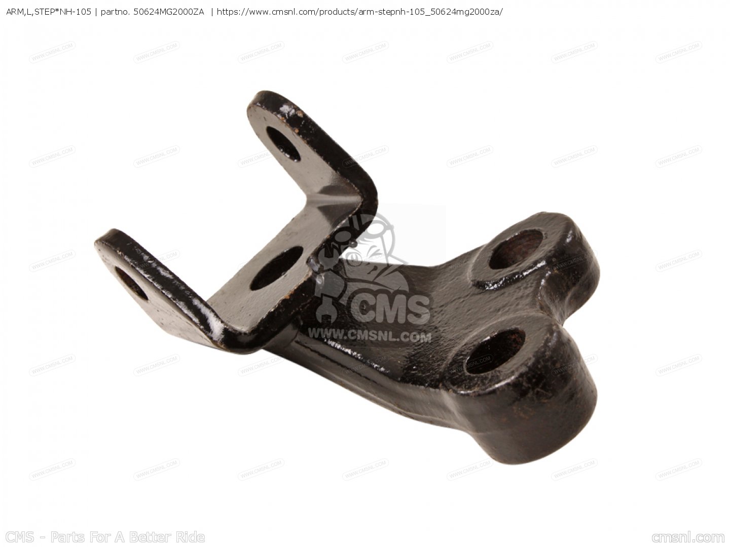 50624MG2000ZA: ARM,L,STEP*NH-105 Honda - buy the 50624-MG2-000ZA at CMSNL