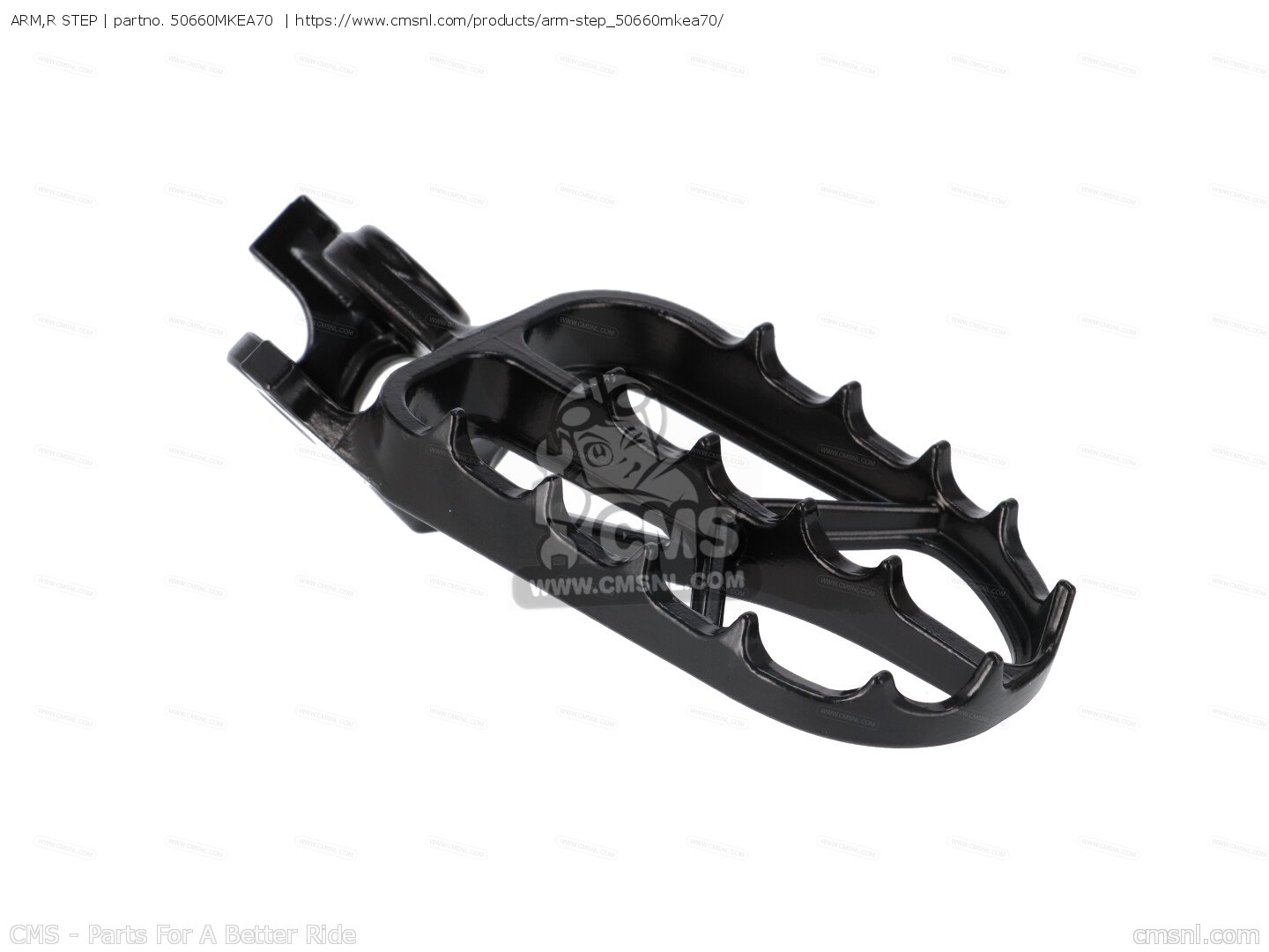 50660MKEA70: Arm,r Step Honda - buy the 50660-MKE-A70 at CMSNL