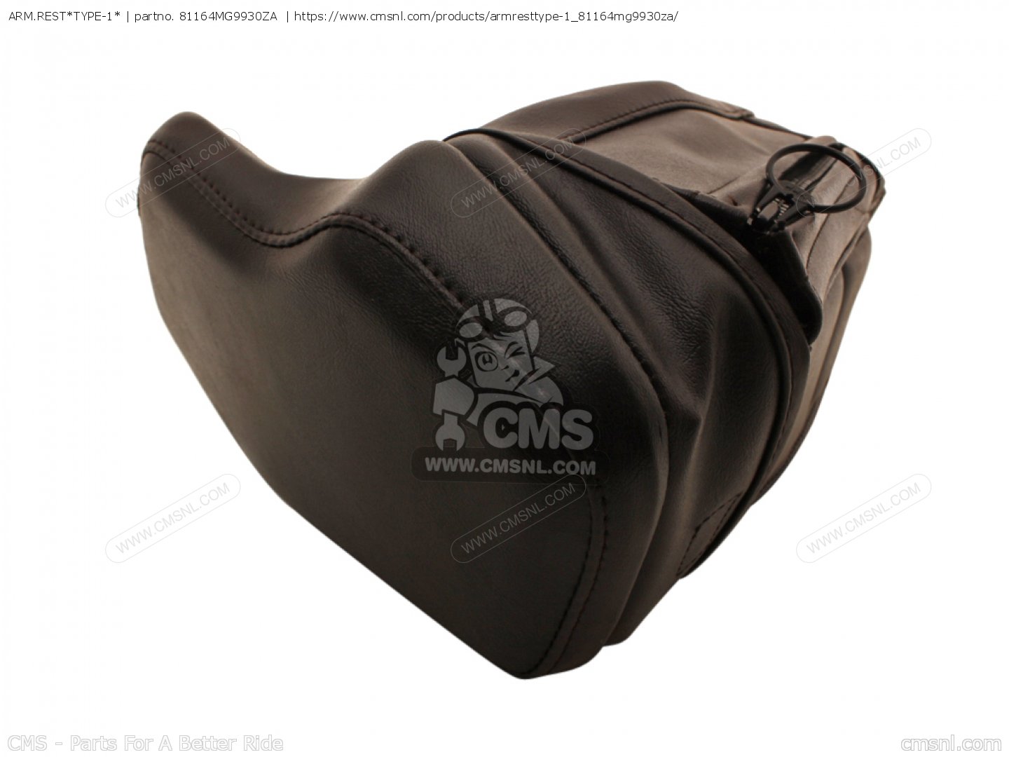 81164MG9930ZA: ARM.REST*TYPE-1* Honda - buy the 81164-MG9-930ZA at CMSNL