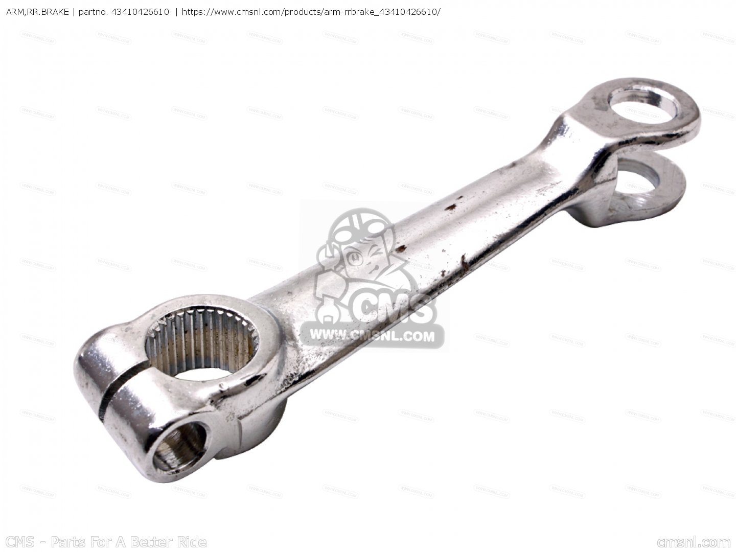 43410426610: ARM,RR.BRAKE Honda - buy the 43410-426-610 at CMSNL