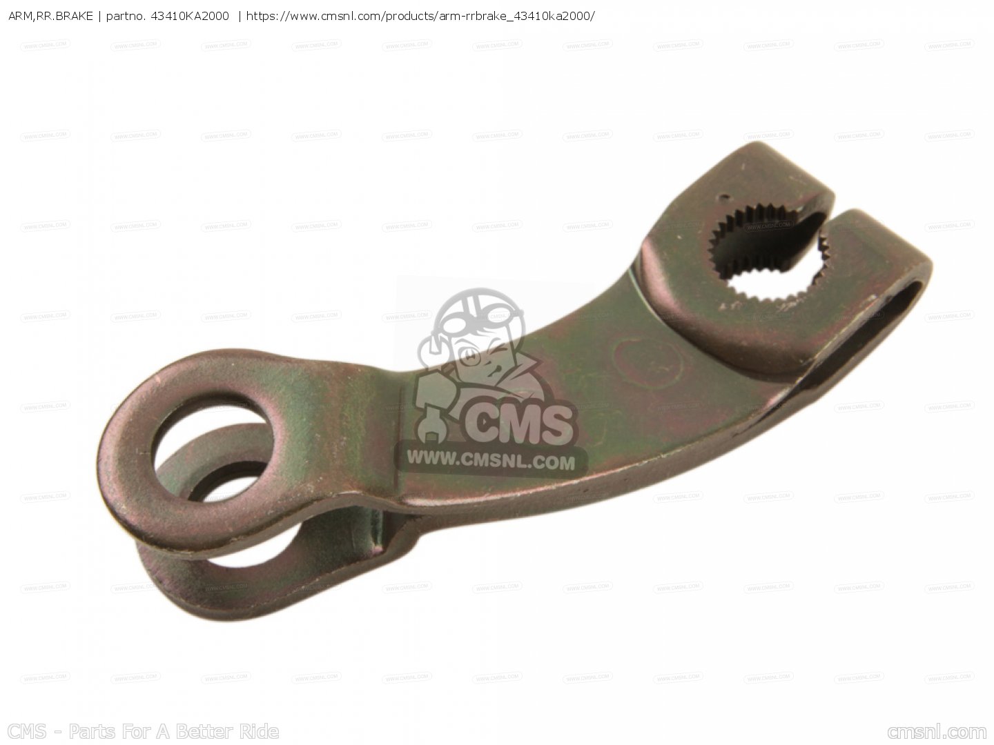 43410KA2000: ARM,RR.BRAKE Honda - buy the 43410-KA2-000 at CMSNL