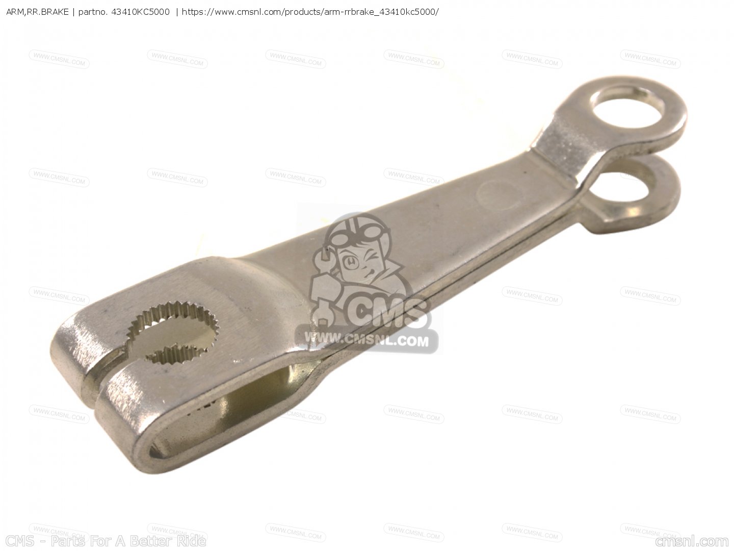 43410KC5000: ARM,RR.BRAKE Honda - buy the 43410-KC5-000 at CMSNL