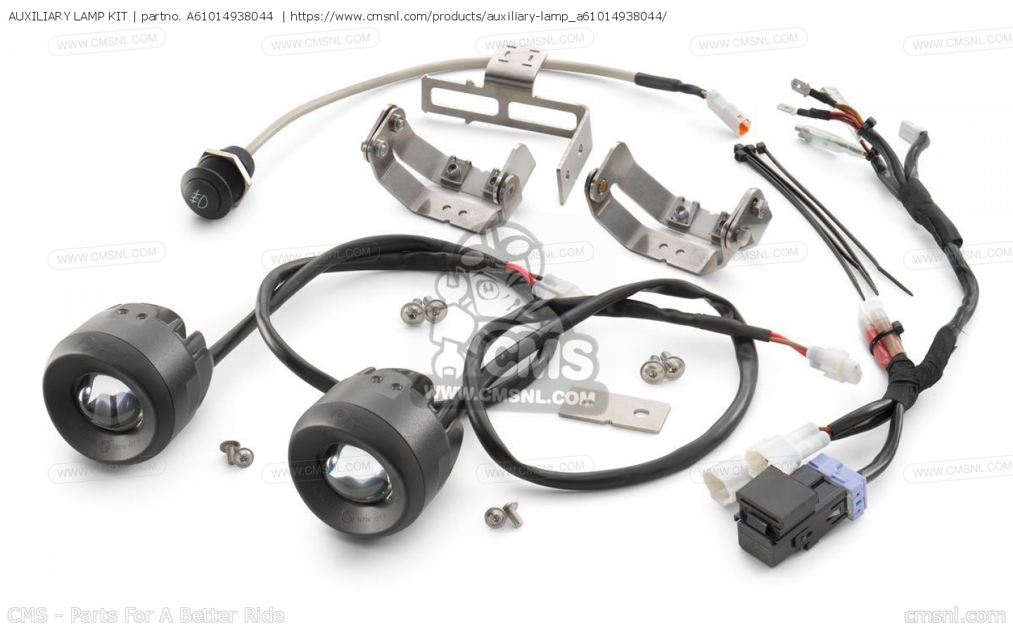 A61014938044: AUXILIARY LAMP KIT KTM - buy the A61014938044 at CMSNL