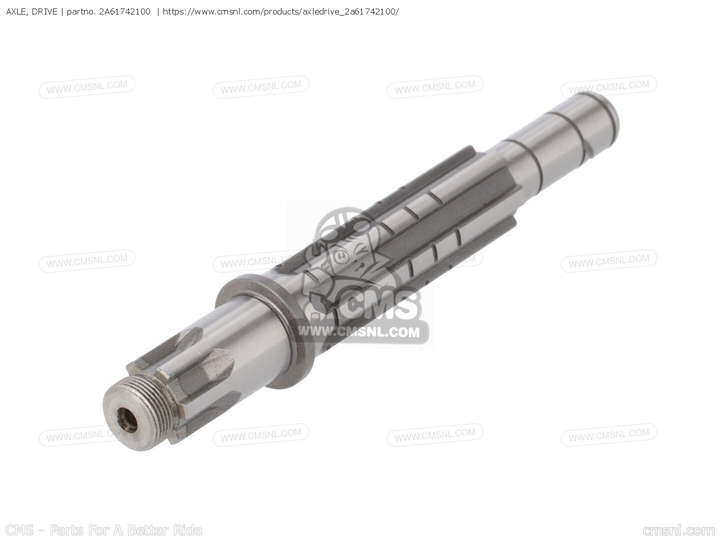 2A61742100: AXLE, DRIVE Yamaha - buy the 2A6-17421-00-00 at CMSNL