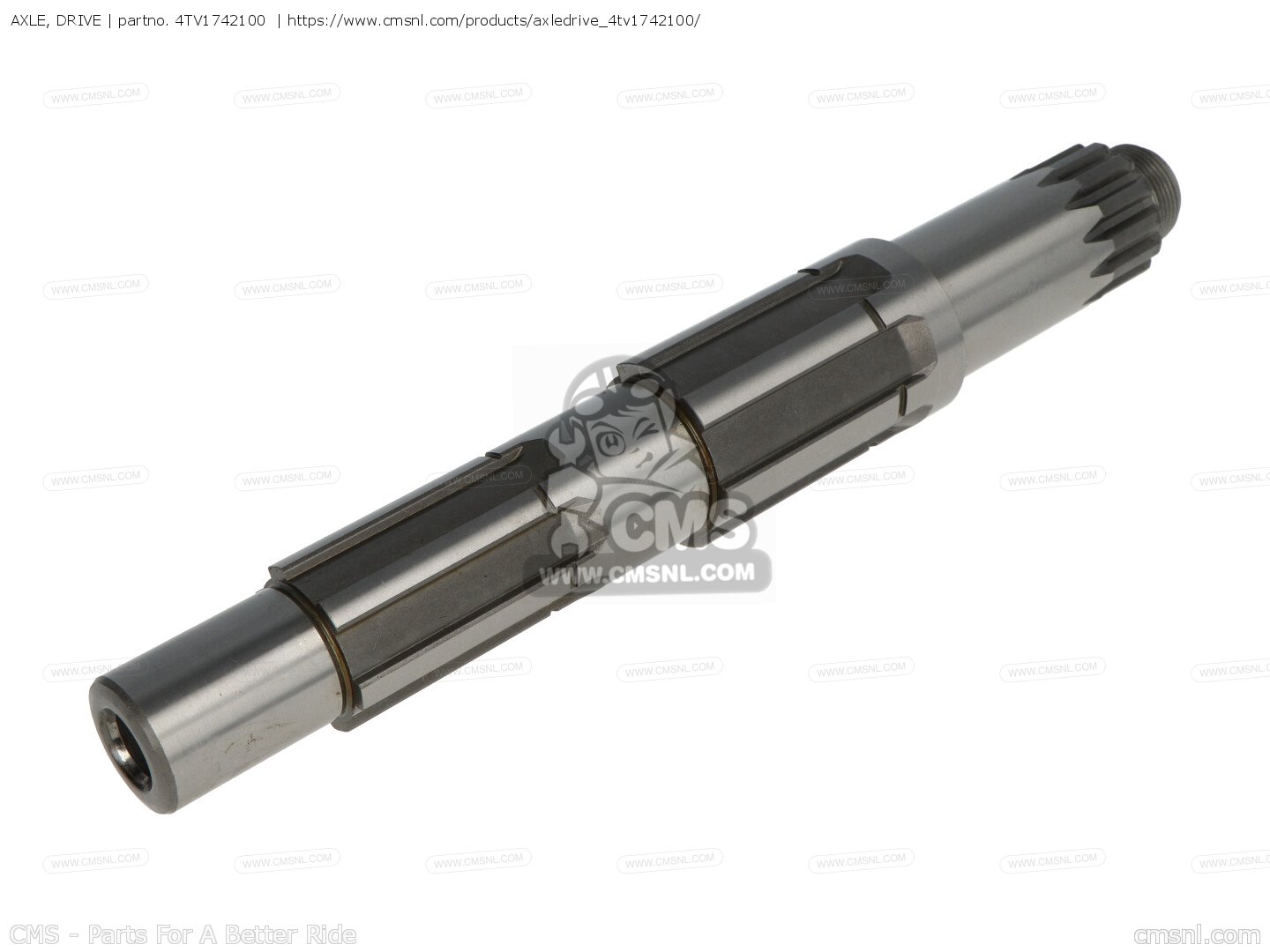 4TV1742100: AXLE, DRIVE Yamaha - buy the 4TV-17421-00-00 at CMSNL