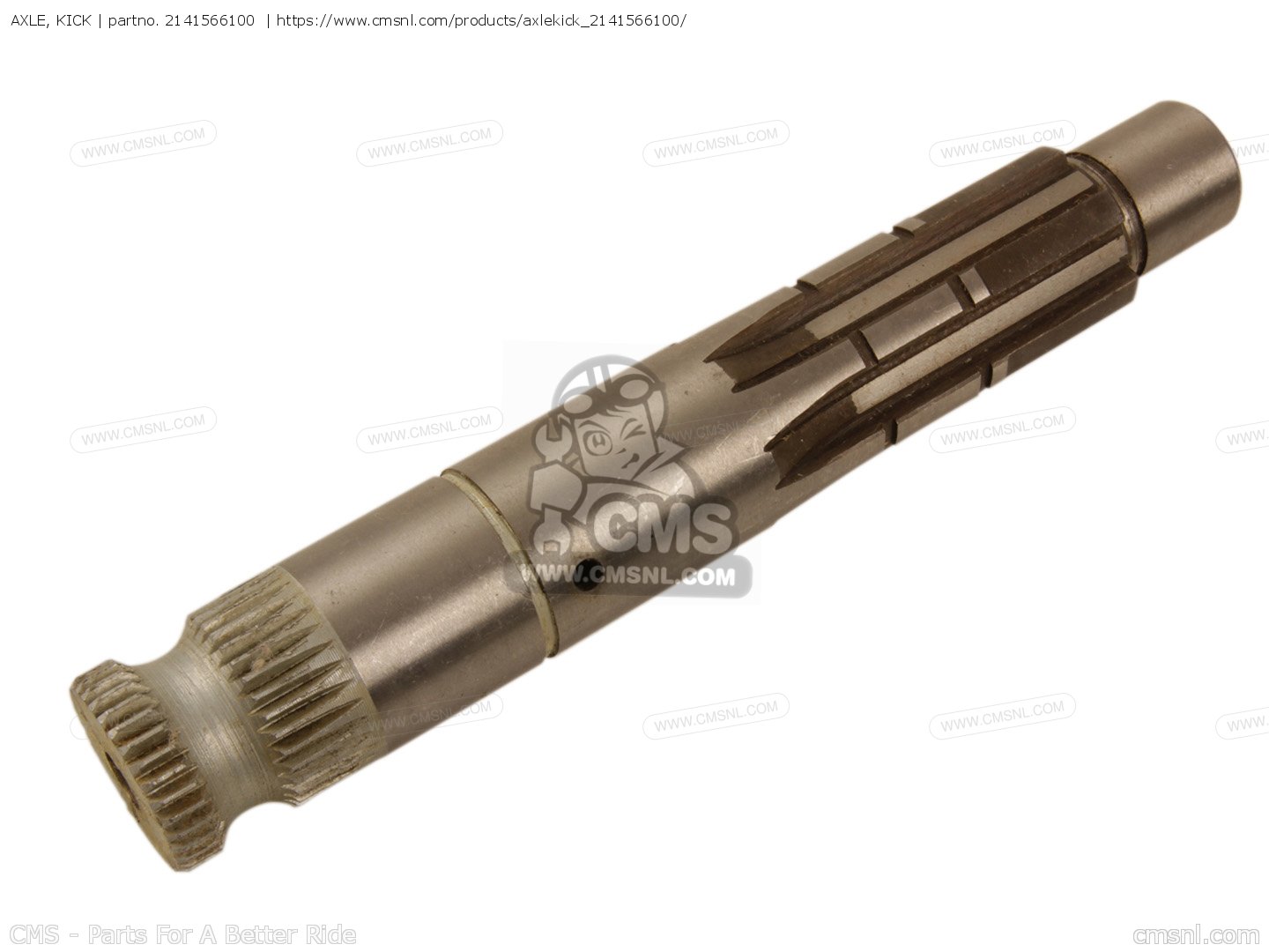 2141566100: AXLE, KICK Yamaha - buy the 214-15661-00-00 at CMSNL