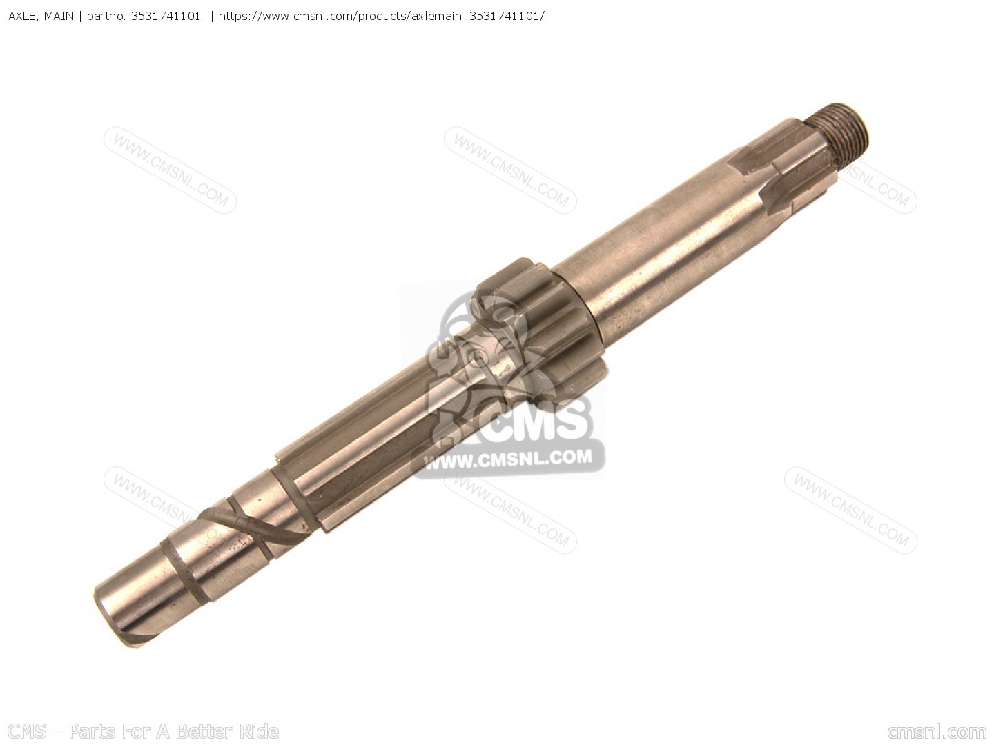 AXLE, MAIN for Yamaha - order at CMSNL