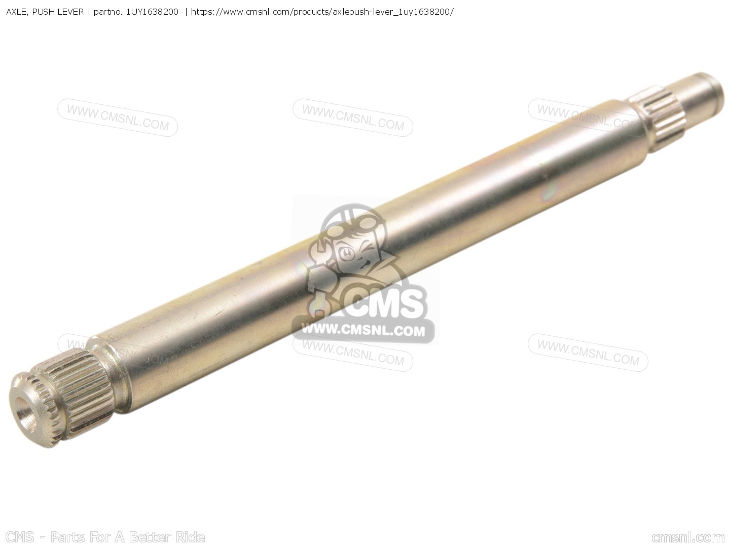 1UY1638200: AXLE, PUSH LEVER Yamaha - buy the 1UY-16382-00-00 at CMSNL