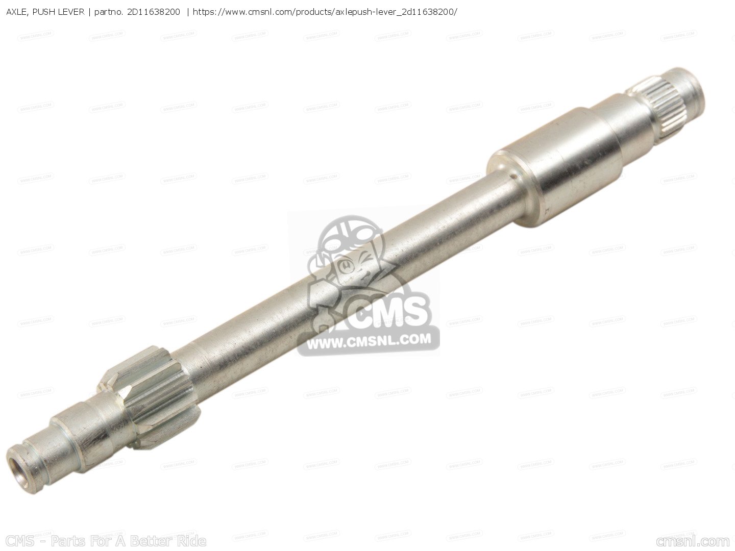 2D11638200: AXLE, PUSH LEVER Yamaha - buy the 2D1-16382-00-00 at CMSNL