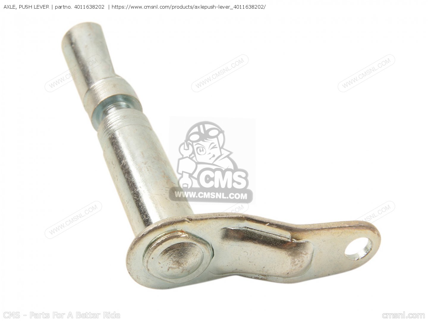 4011638202: AXLE, PUSH LEVER Yamaha - buy the 401-16382-02-00 at CMSNL