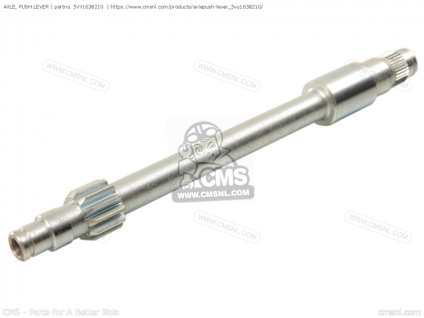 5VY1638210: AXLE, PUSH LEVER Yamaha - buy the 5VY-16382-10-00 at CMSNL