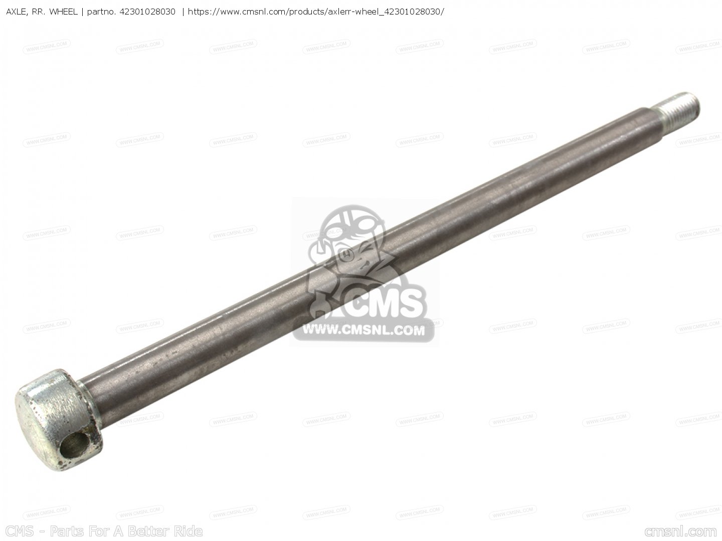 AXLE, RR. WHEEL for Honda - order at CMSNL