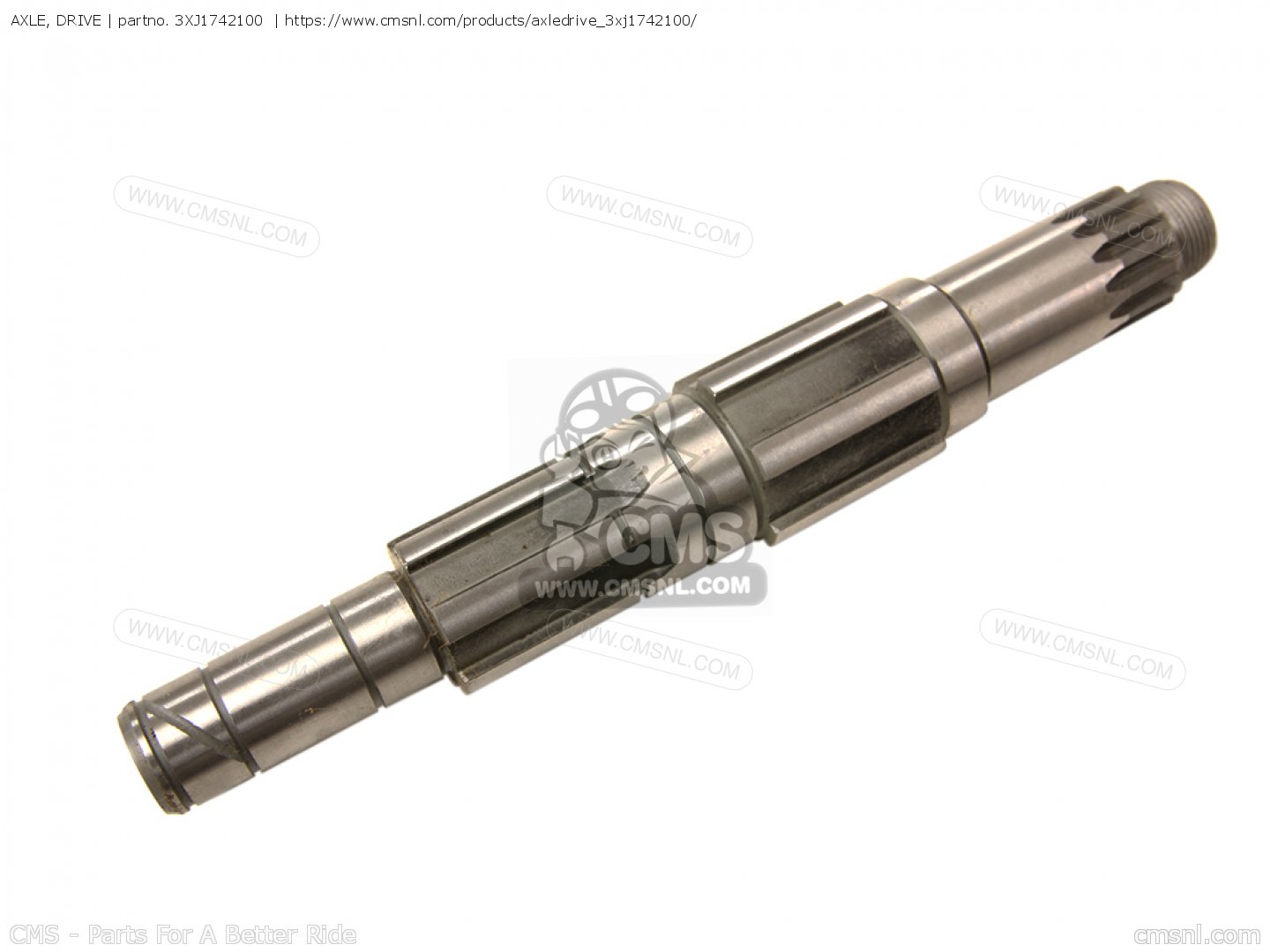 3XJ1742100: Axle, Drive Yamaha - buy the 3XJ-17421-00 at CMSNL