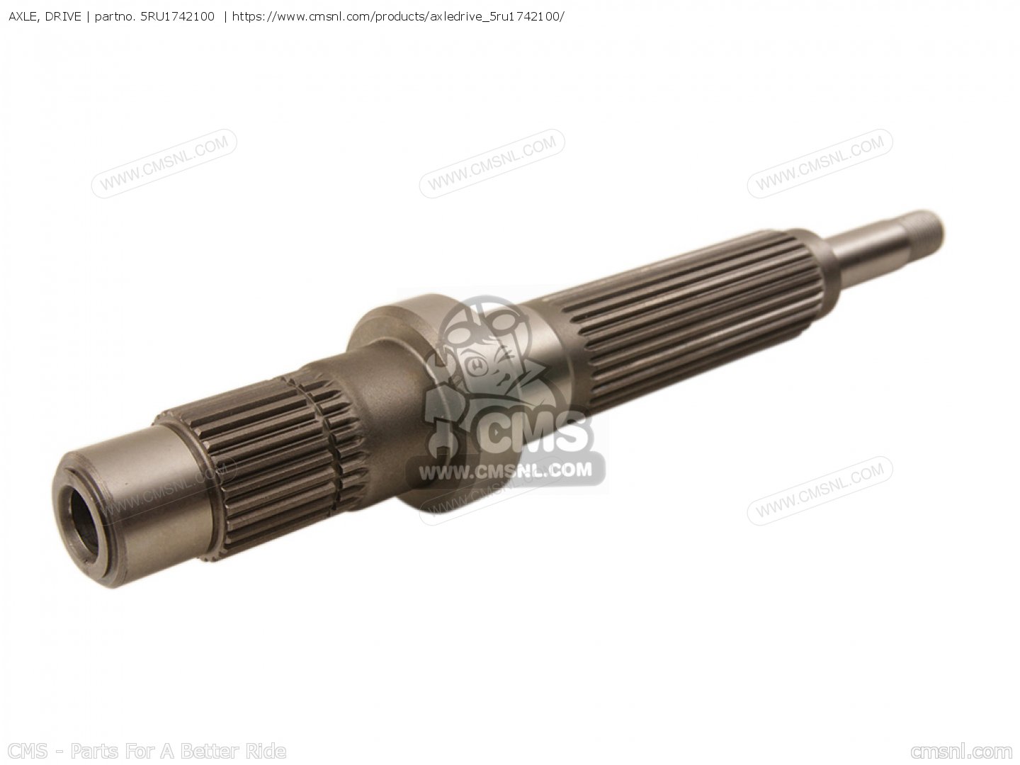 5RU1742100: Axle, Drive Yamaha - buy the 5RU-17421-00 at CMSNL