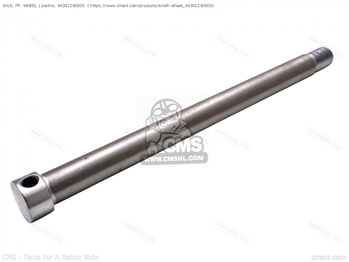 44301240000: Axle, Fr. Wheel Honda - buy the 44301-240-000 at CMSNL
