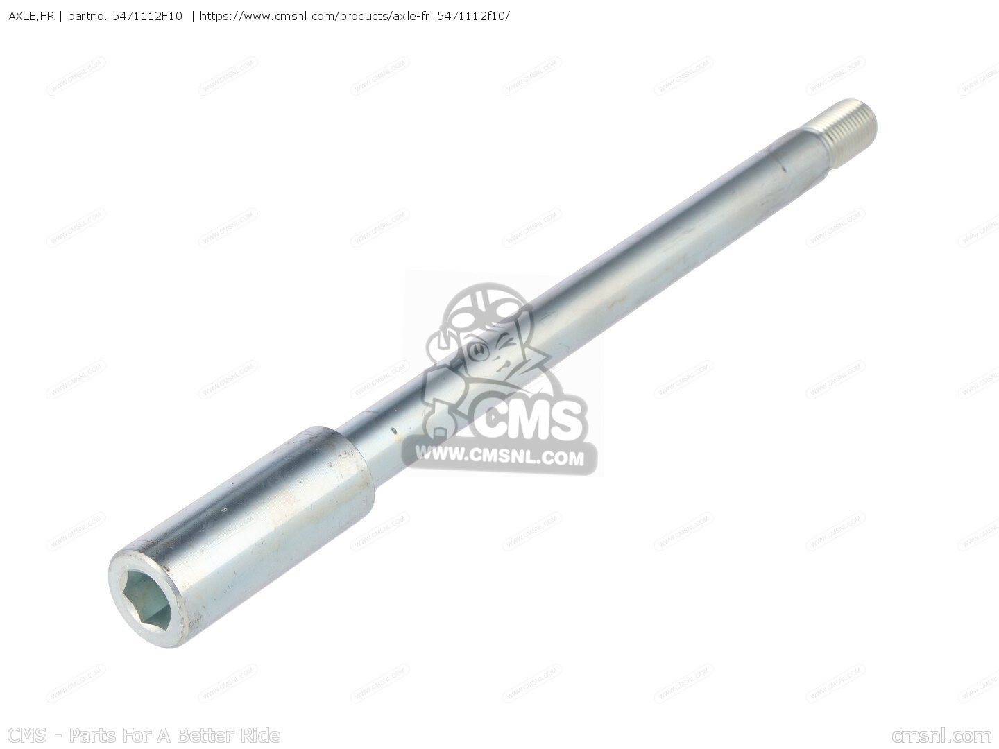 5471112F10: AXLE,FR Suzuki - buy the 54711-12F10 at CMSNL