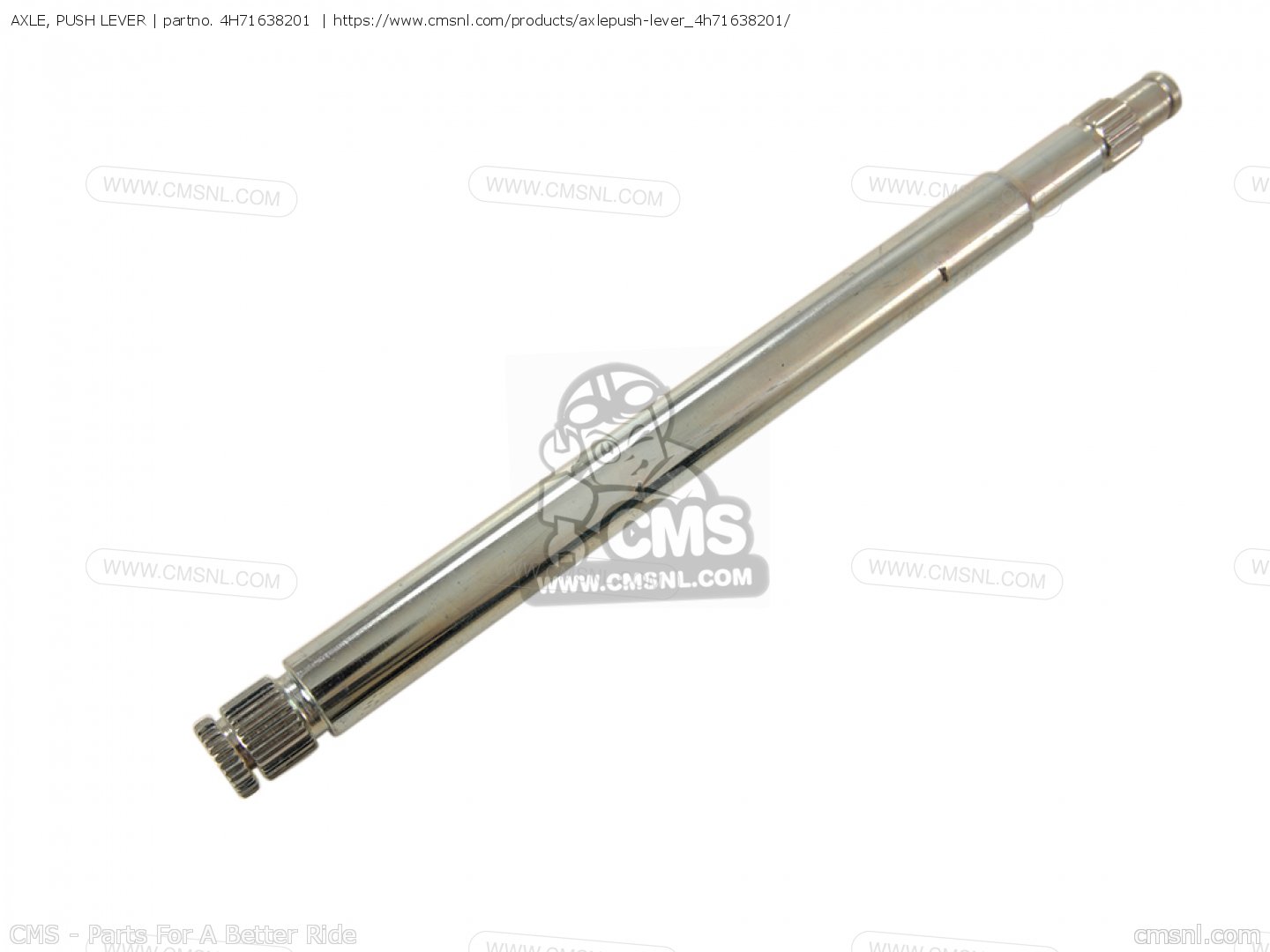 AXLE, PUSH LEVER for XJ700X MAXIM 1986 (G) USA - order at CMSNL