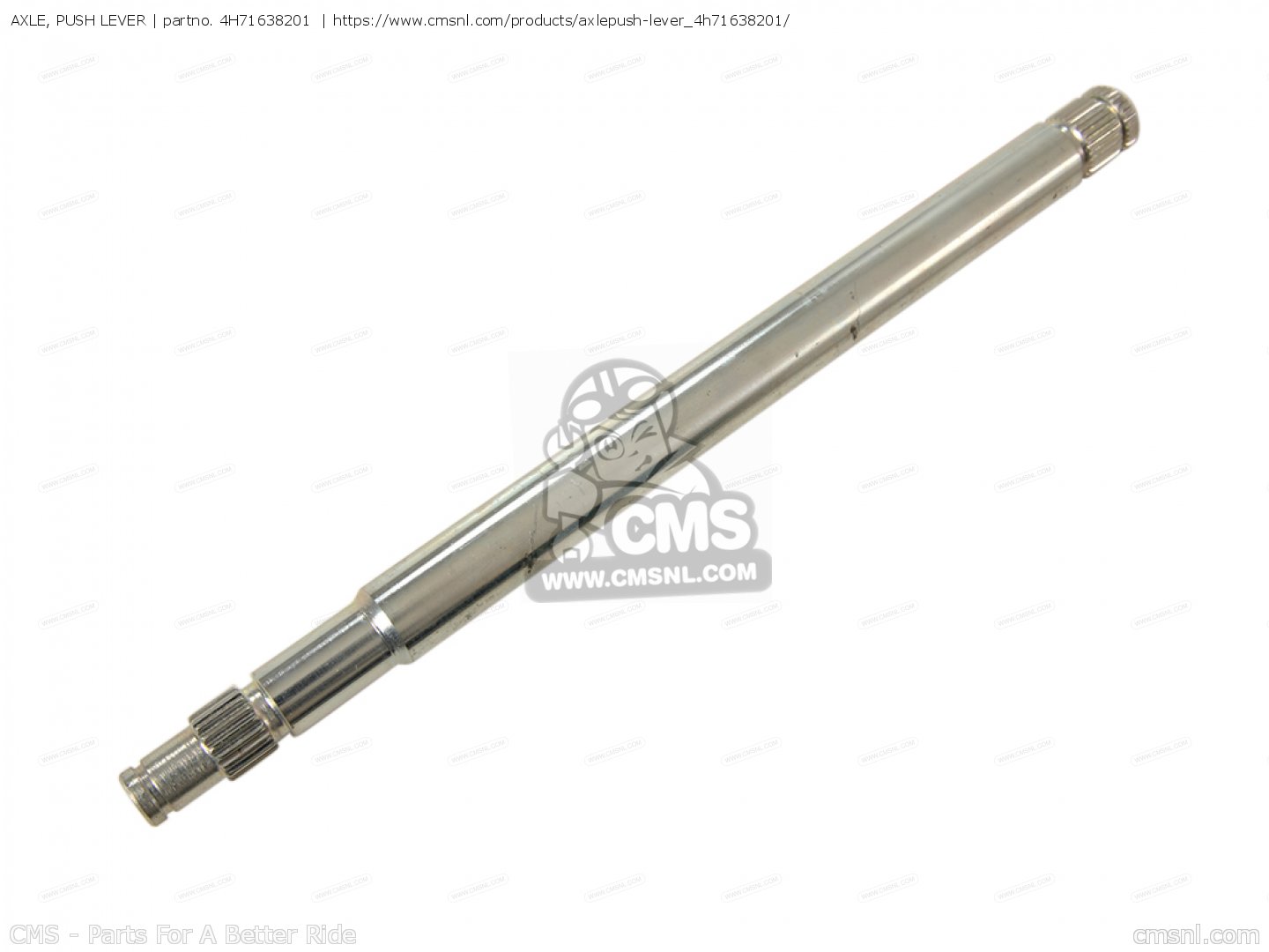 AXLE, PUSH LEVER for XJ700X MAXIM 1986 (G) USA - order at CMSNL