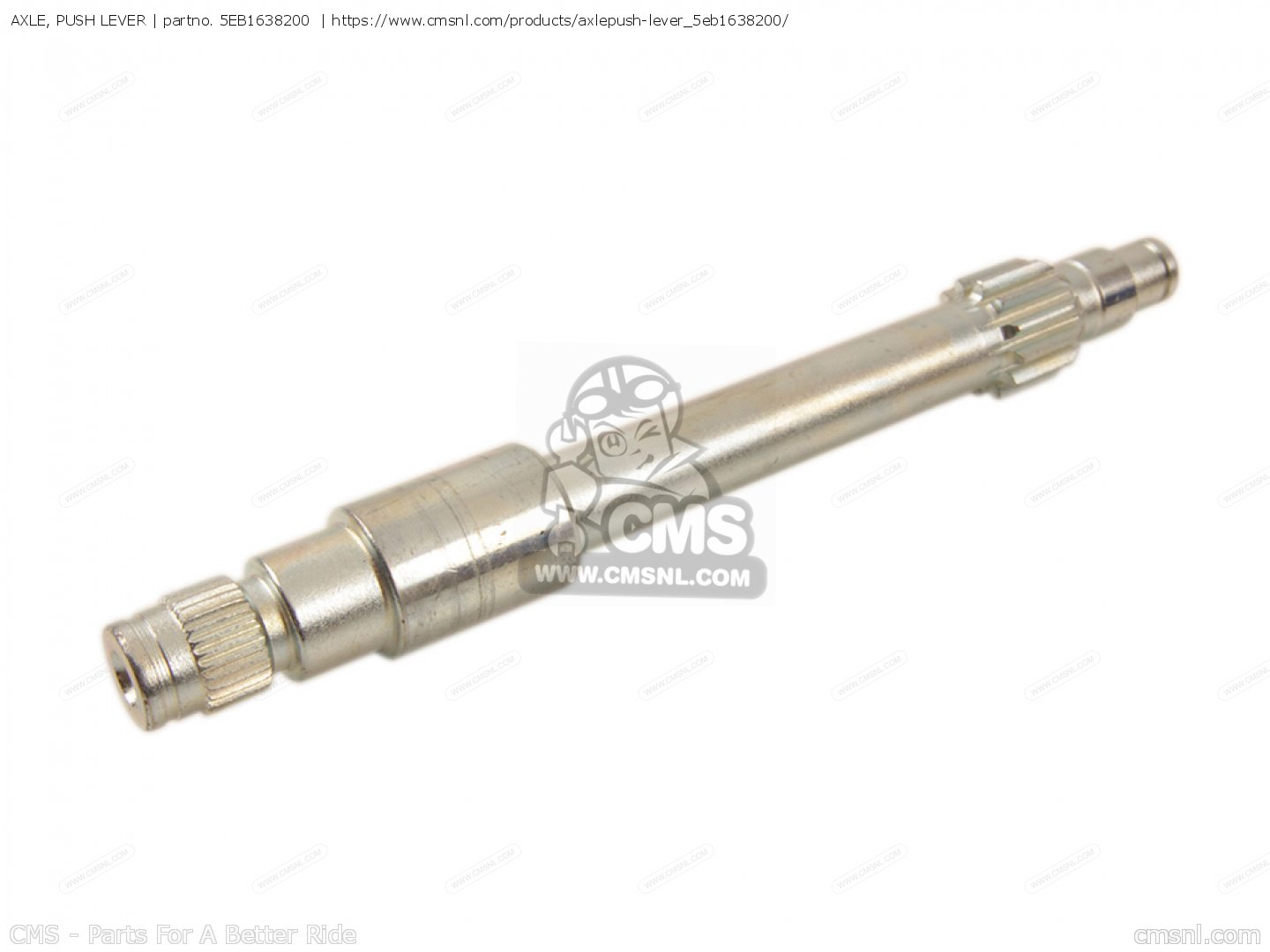 5EB1638200: Axle, Push Lever Yamaha - buy the 5EB-16382-00-00 at CMSNL