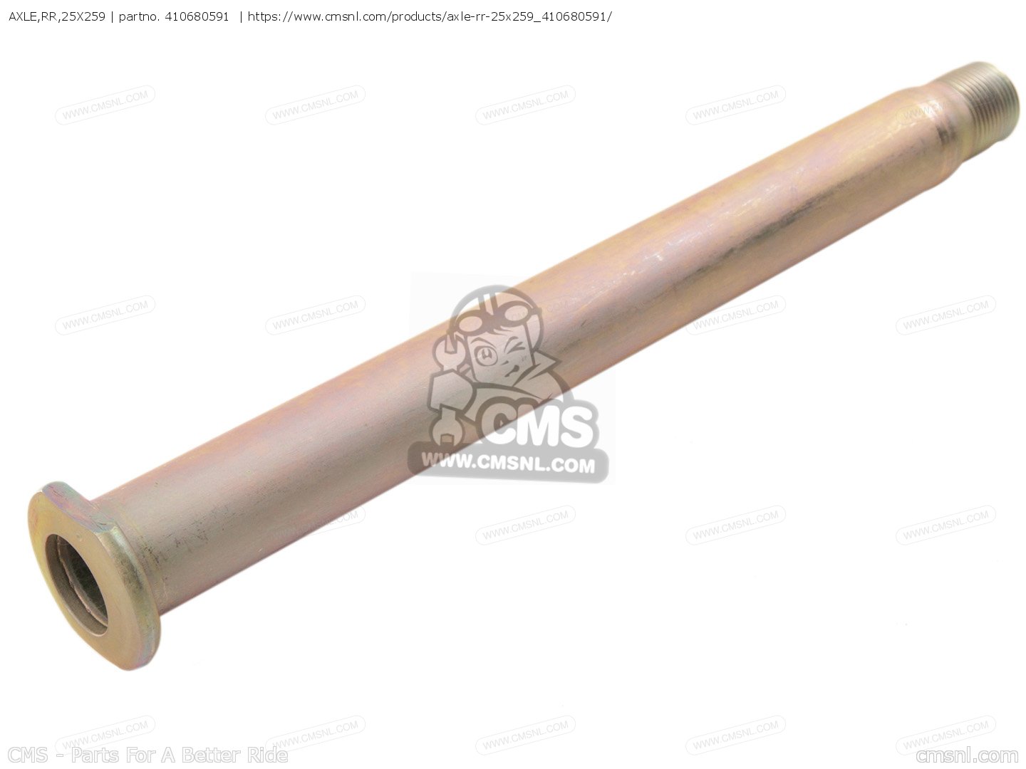 410680591: AXLE,RR,25X259 Kawasaki - buy the 41068-0591 at CMSNL