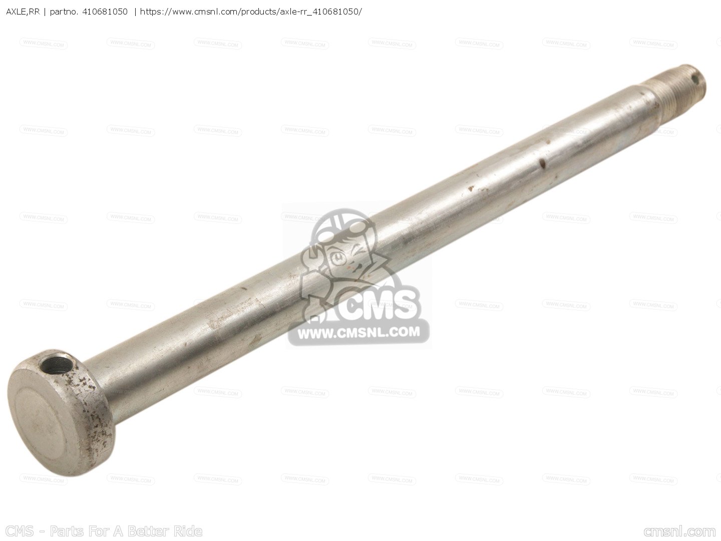410681050: AXLE,RR Kawasaki - buy the 41068-1050 at CMSNL